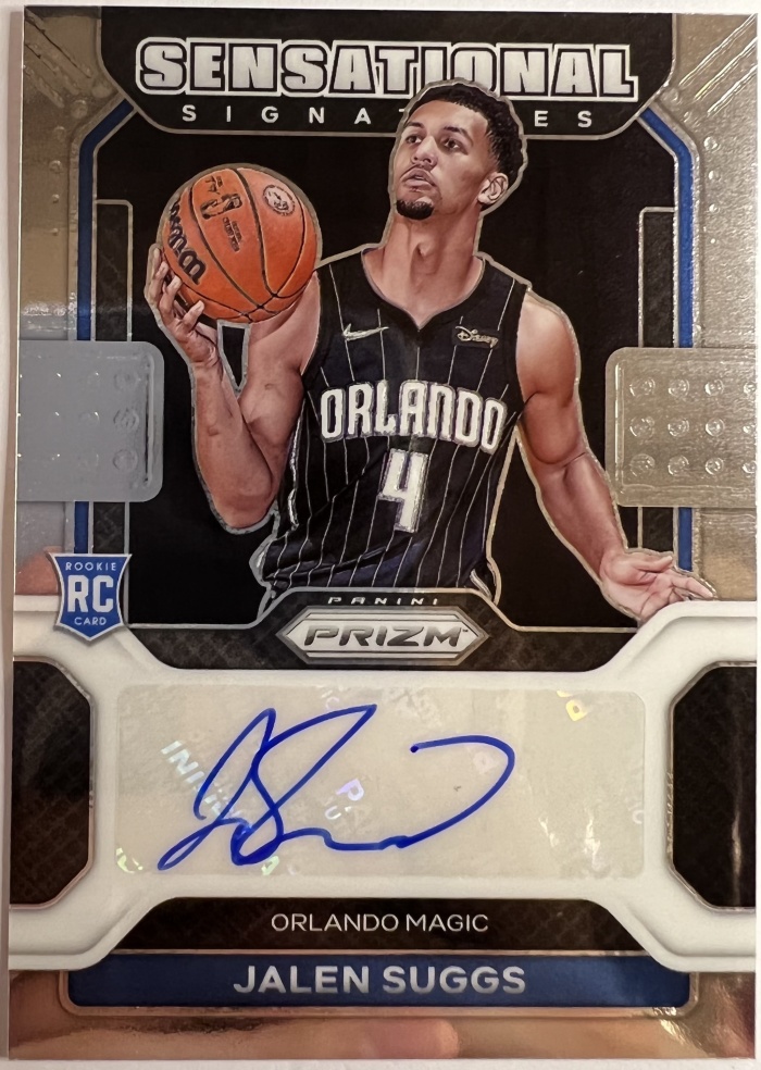 2021 22 Panini Prizm Jalen Suggs Rc 杰伦 萨格斯 新秀 签字 魔术 杰伦 格林、凯德 康宁汉姆 同届 卡淘