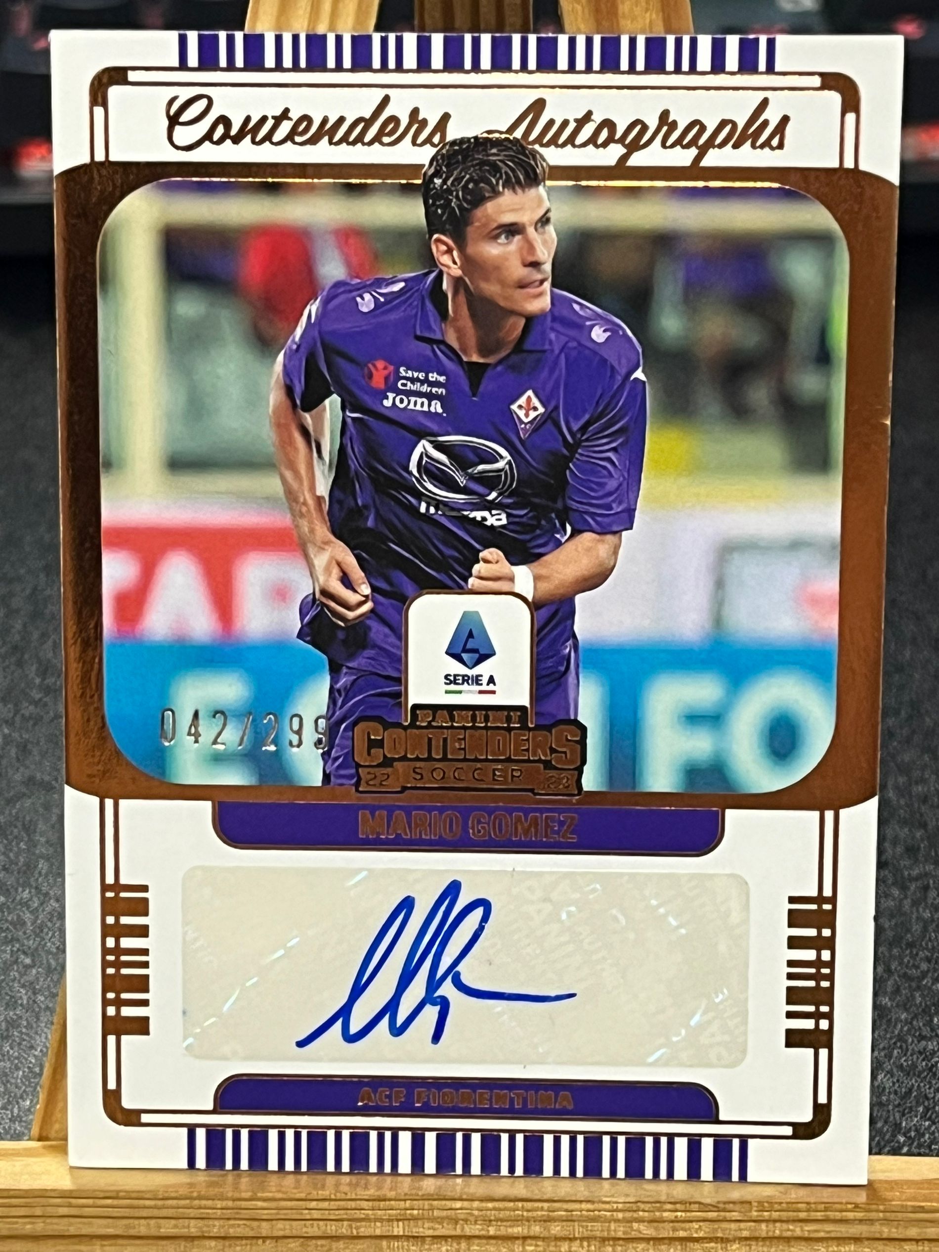 【浩行拍卖 截标预付75%】2022-23 panini chronicles mario gomez 编年史 球票 佛罗伦萨 马里奥 戈麦斯 ...