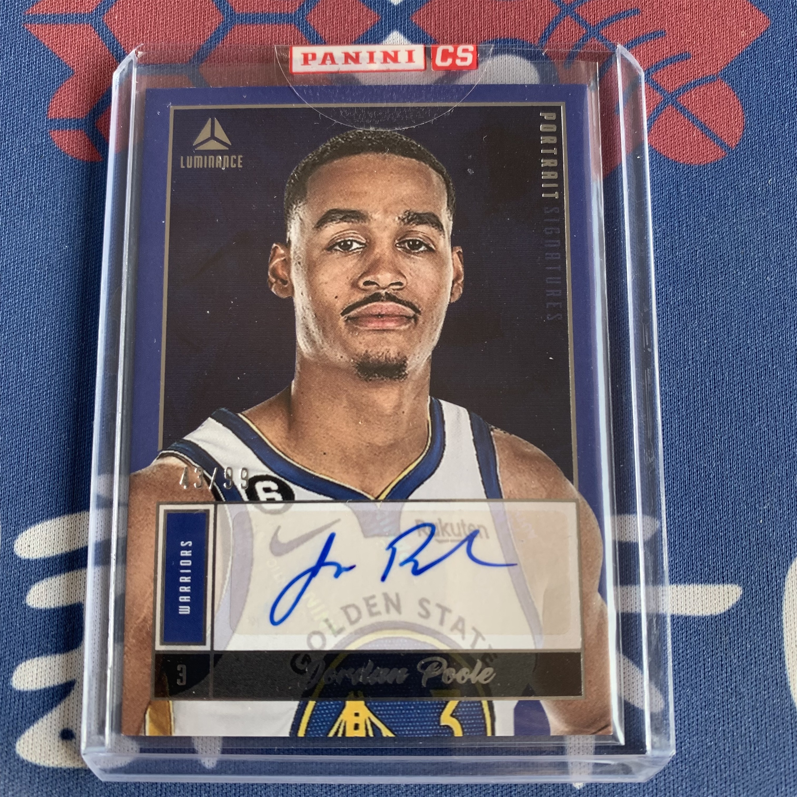 2022-23 Panini Luminance Jordan Poole 【海宝】编年史 勇士 乔丹普尔 99编 签字卡 原封夹 未来可期 ...
