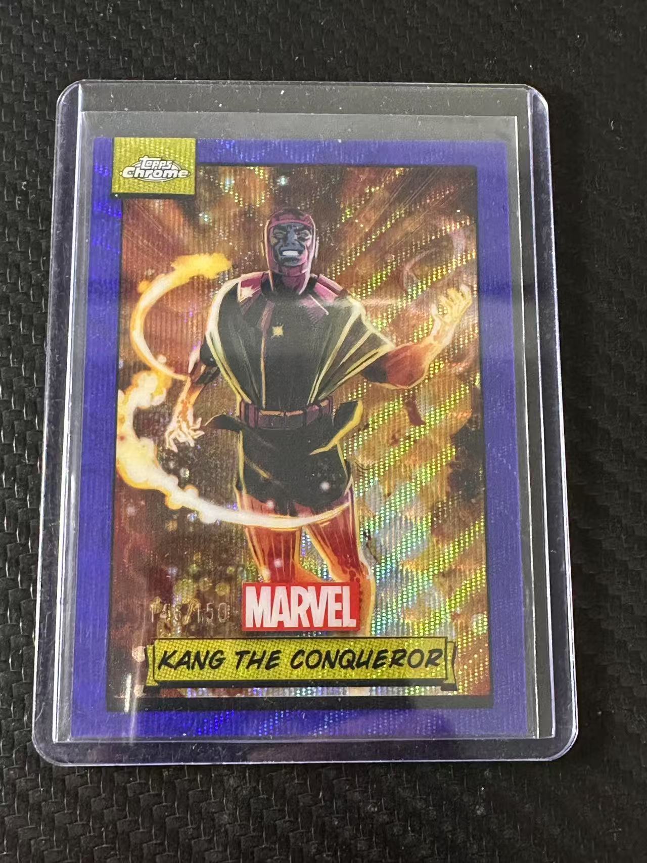 2024 Topps Marvel (MCU) 漫威 Chrome 元年 【十点代拍】 146/150编 蓝波纹折射 征服者康 Kang ...
