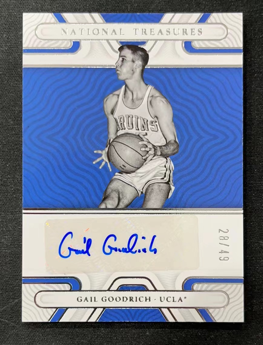 2022 Nation Treasures Gail Goodrich 【长安代卖】大学 国宝 UCLA 盖尔古德里奇 签字 银版 银平行 ...