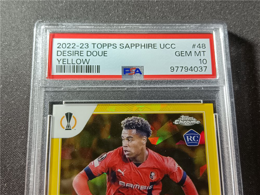 【LA拍卖精品】2022-23 Topps Chrome UCC Sapphire Desire Doue 欧冠 蓝宝石 新秀RC 德西雷 杜 ...