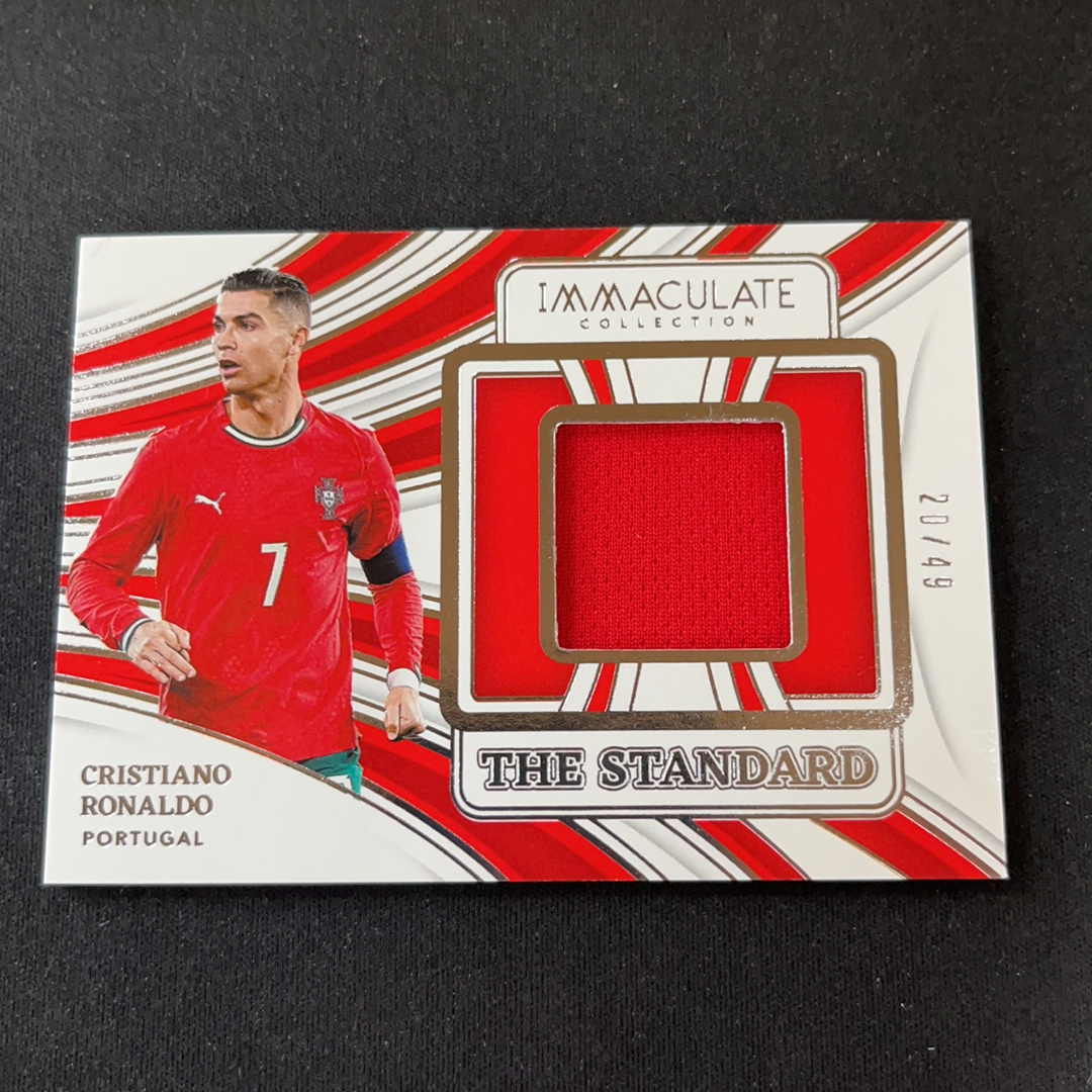 2024-25 Panini Immaculate Cristiano Ronaldo 【SS】爱咪咪 葡萄牙 C罗 罗纳尔多 球衣物料 银 ...