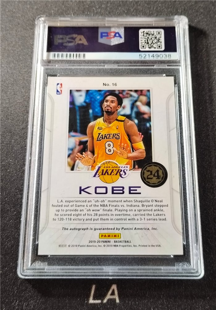 【LA拍卖精品】2019-20 Panini Contenders Kobe Bryant 球票 湖人 黑曼巴 科比 布莱恩特 生涯高光 加时 ...