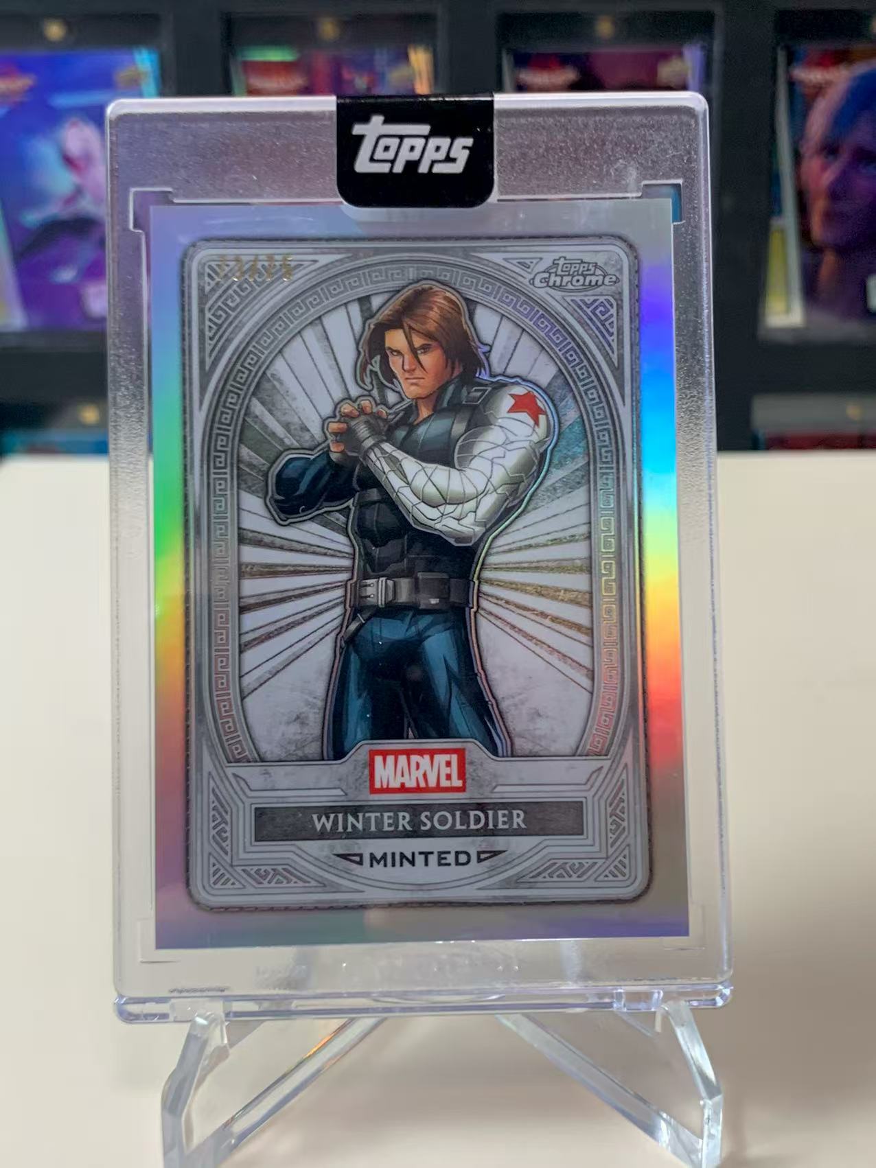 2025 Topps Marvel (MCU) Mint 漫威 原封砖 银折射 限编75 冬日战士 收藏专收 卡品 如图 -KB 卡淘