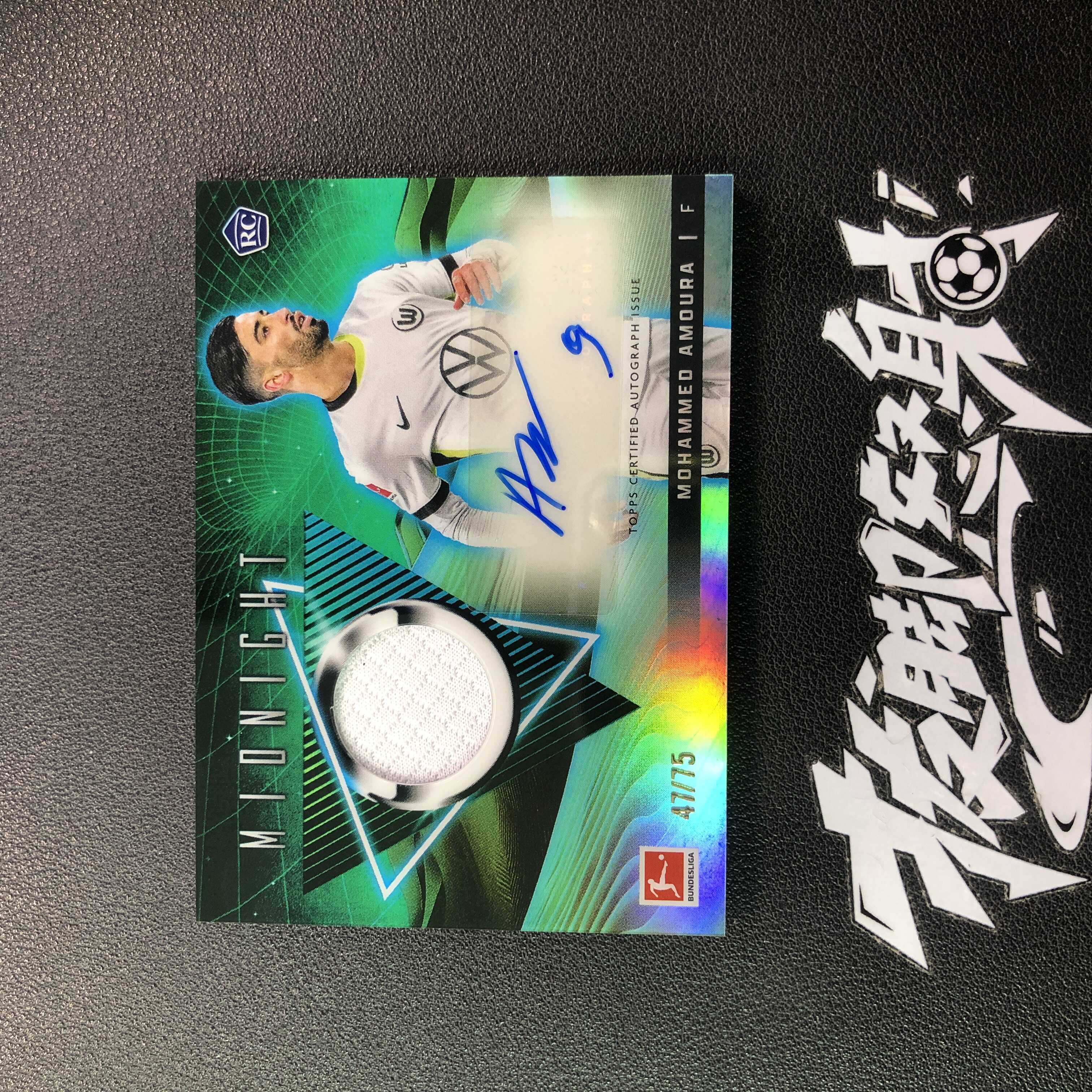 【怒射拍卖 接代卖】拔脚喵总I124 2024-25 Topps MIDNIGHT MOHAMMED AMOURA 德甲 午夜 阿穆拉 47/ ...