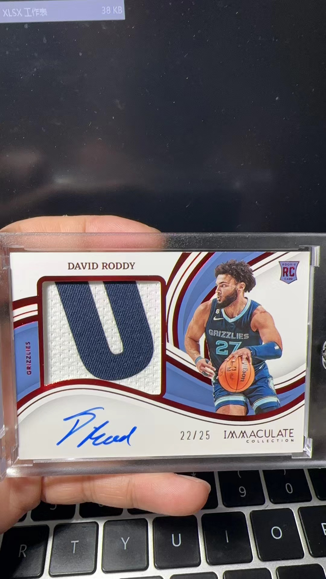 2022-23 Panini Immaculate David Roddy 爱咪咪 imm 高端 新秀 rc 大卫 罗迪 ppa rpa 25 ...