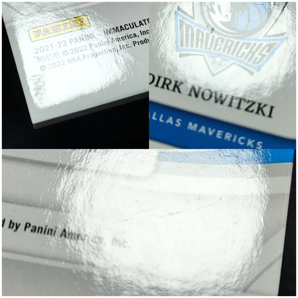 【LA拍卖精品】21-22 Panini Immaculate Dirk Nowitzki 独行侠 德克 诺维斯基 诺维茨基 ...
