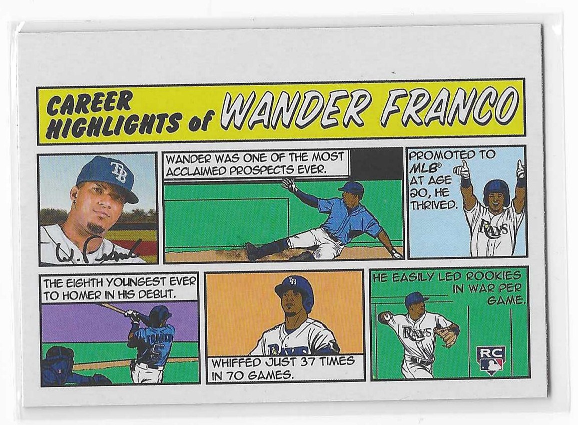 2022 Topps Comic Wander Franco 漫画特卡 RC 新秀 万德 弗兰科 卡淘