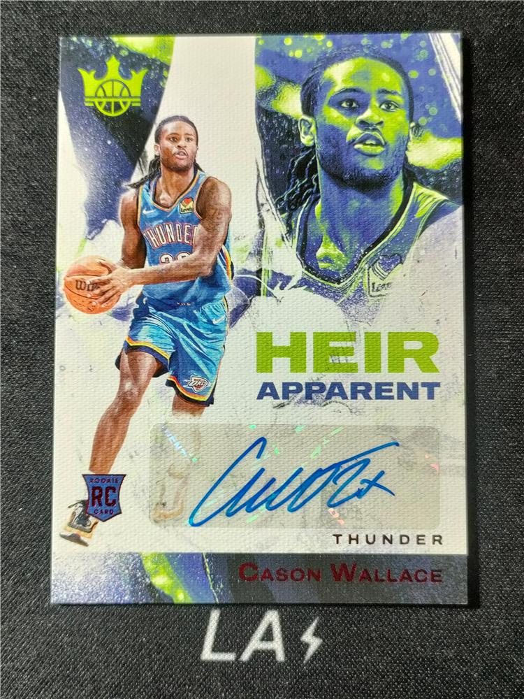 【LA拍卖】 2023-24 Panini Court Kings Cason Wallace RC 油画 新秀 雷霆 卡森 华莱士 HEIR ...