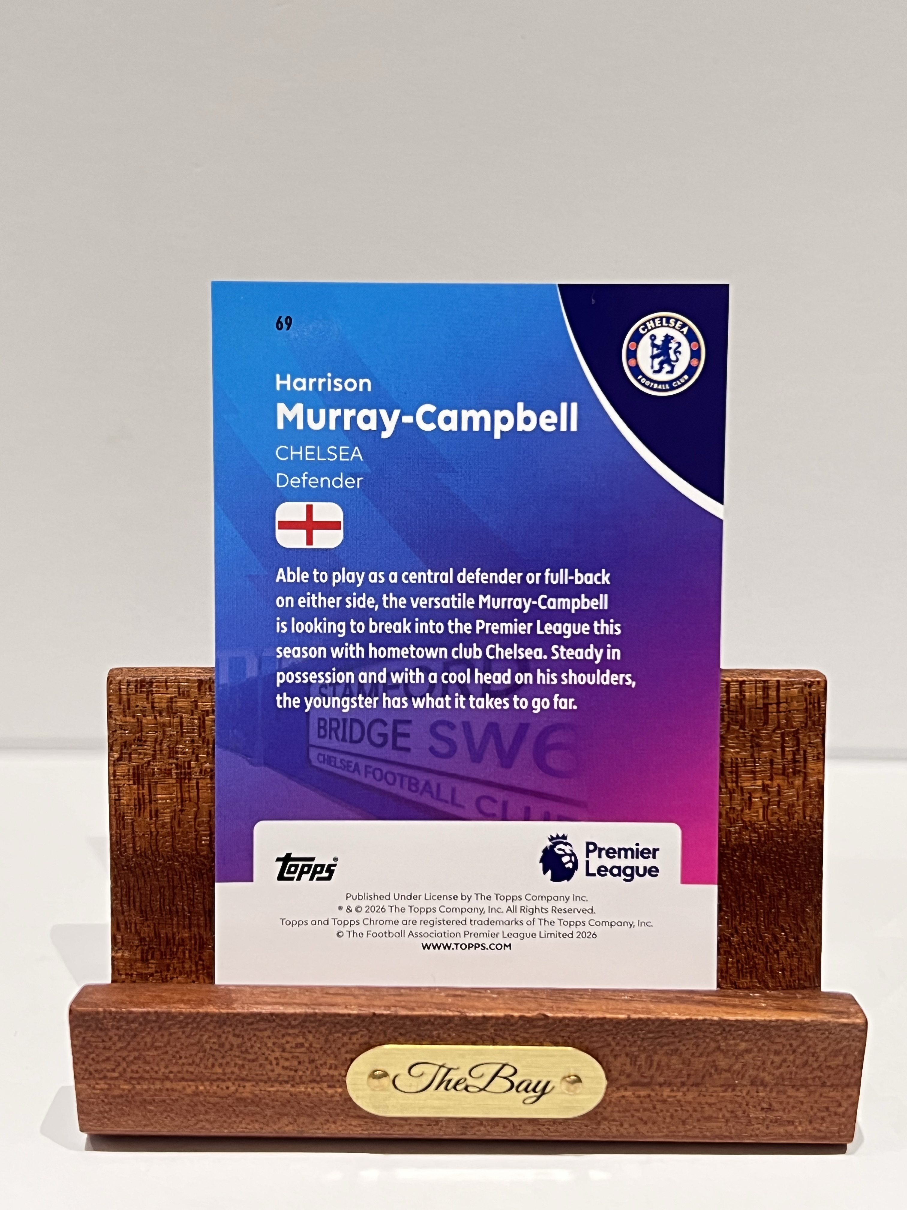 2025-26 Topps Chrome Harrison Murray Campbell RC 【湾区拍档代卖】英超 TC 穆雷 坎贝尔 ...