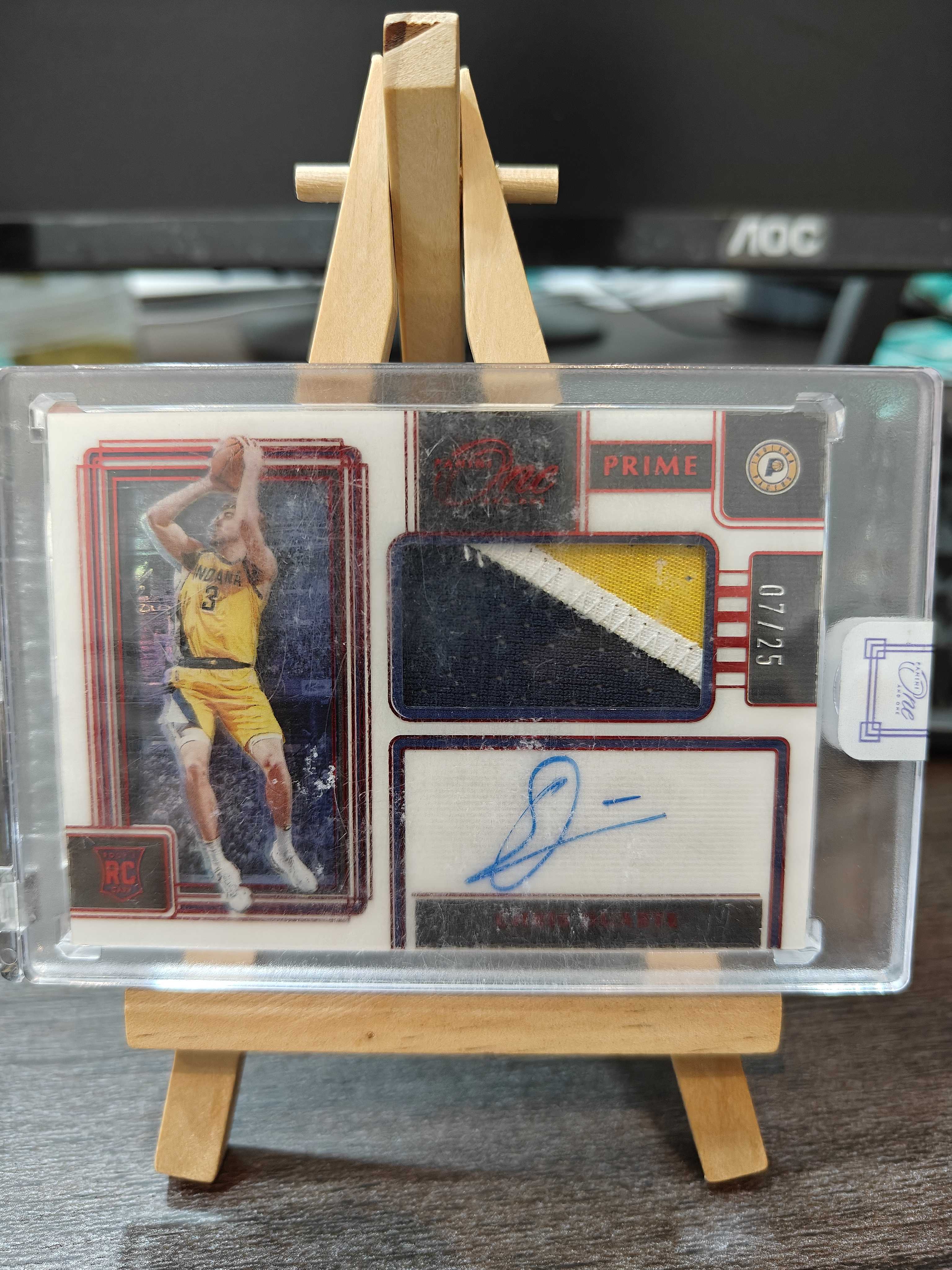 2021-22 Panini One and One Chris Duarte RC 克里斯 杜阿尔特 步行者 OAO原封砖 07/25编 ...