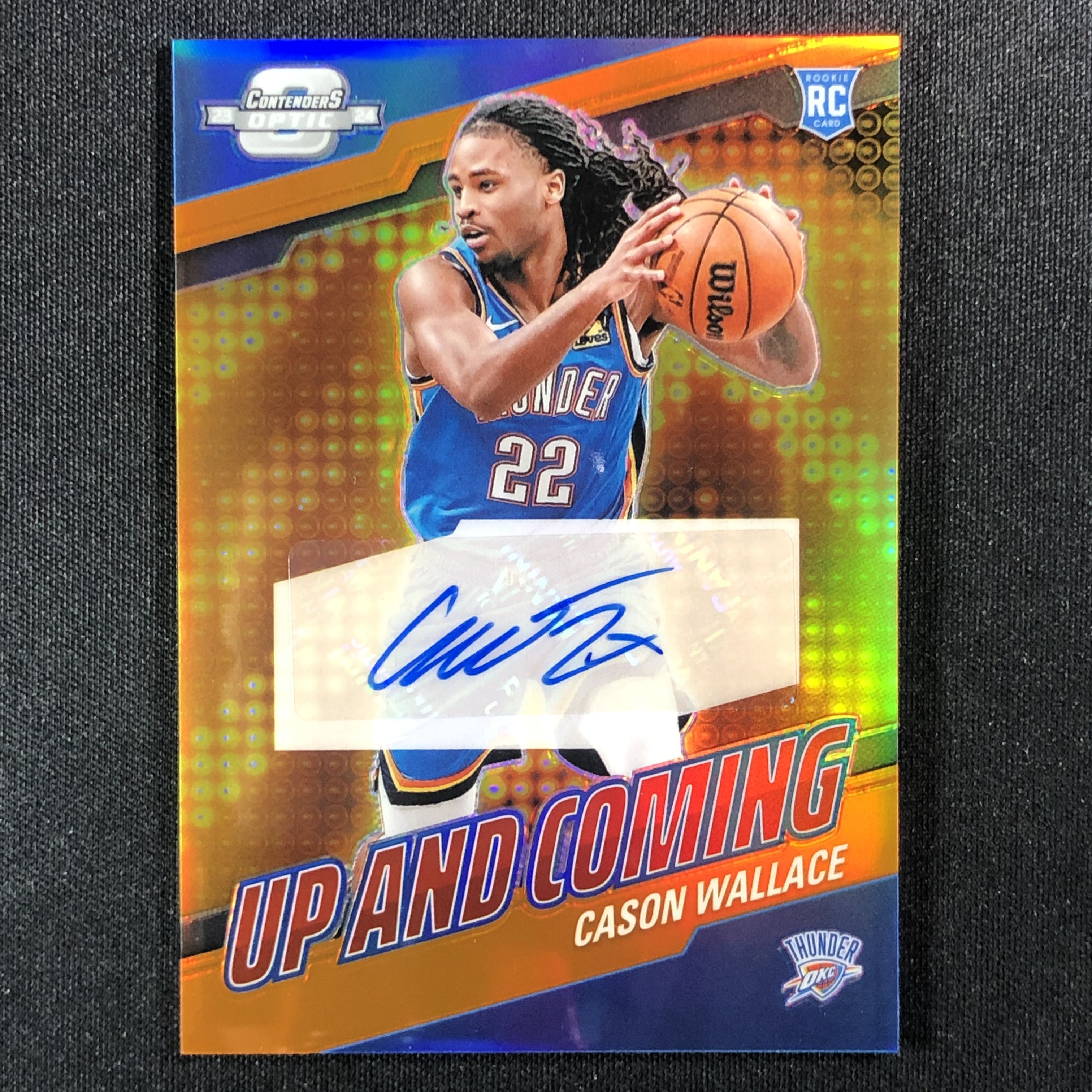 2023-24 Panini Contenders Optic Cason Wallace RC 【piaji】球票 卡森 华莱士 雷霆 新秀 ...