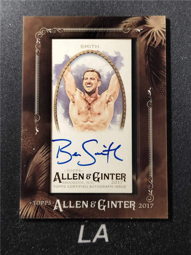 【LA拍卖】2017 Topps Allen & Ginter Ben Smith 本 史密斯 CrossFit 冠军 胶片 内嵌 小卡 卡签 ...