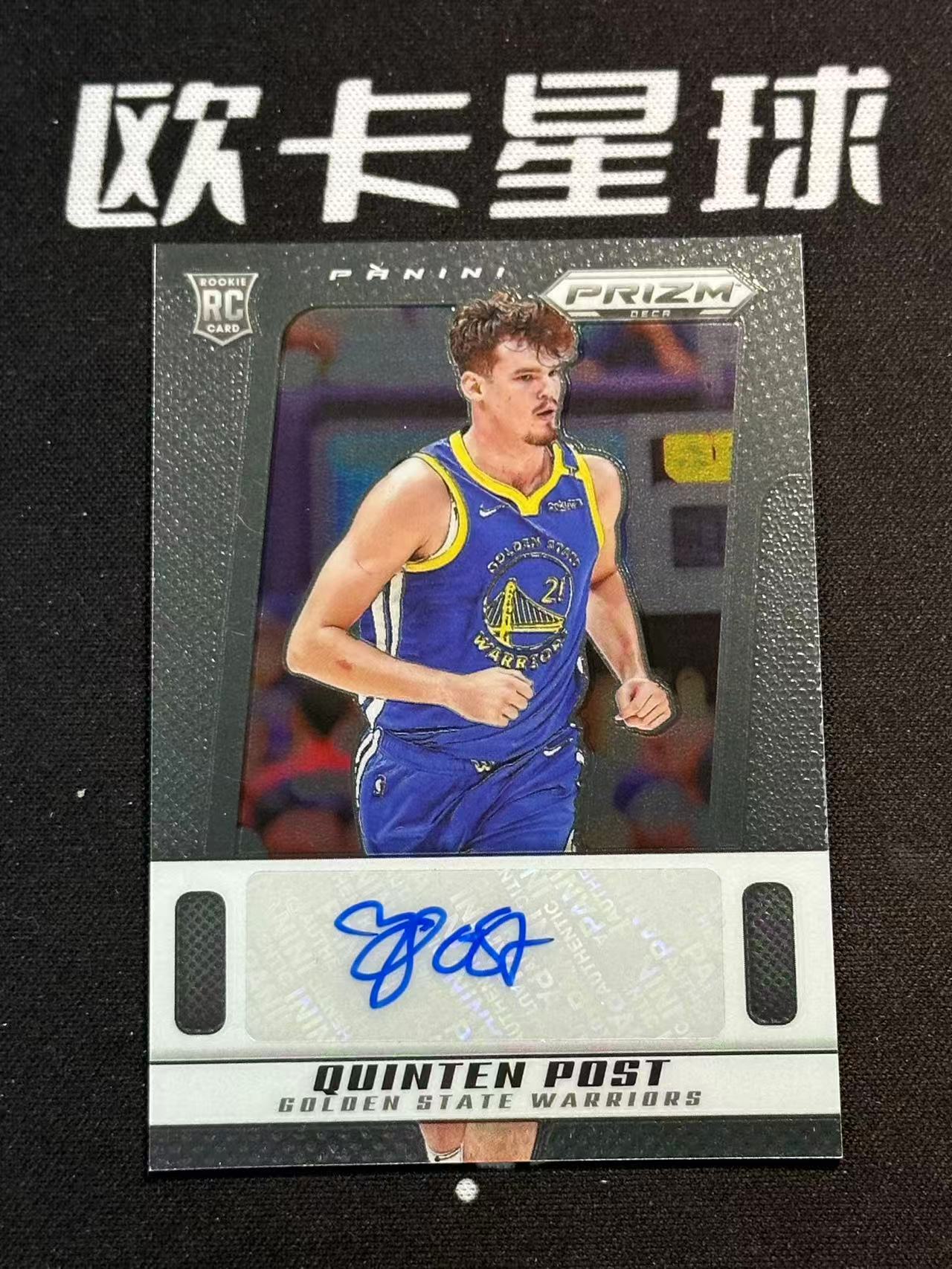 2024-25 Panini Prizm Deca Quinten Post RC 【欧卡体育】pz 新秀 昆滕 波斯特 签字 勇士 潜力内线 ...