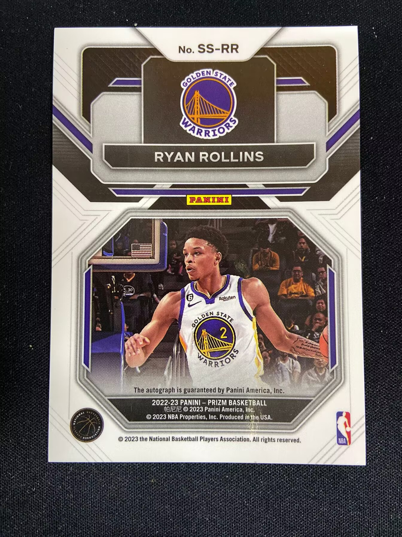 【浩行拍卖 截标预付75%】2022-23 panini prizm Ryan Rollins 瑞安 莱恩 罗林斯 新秀 RC 签字 SS签 ...