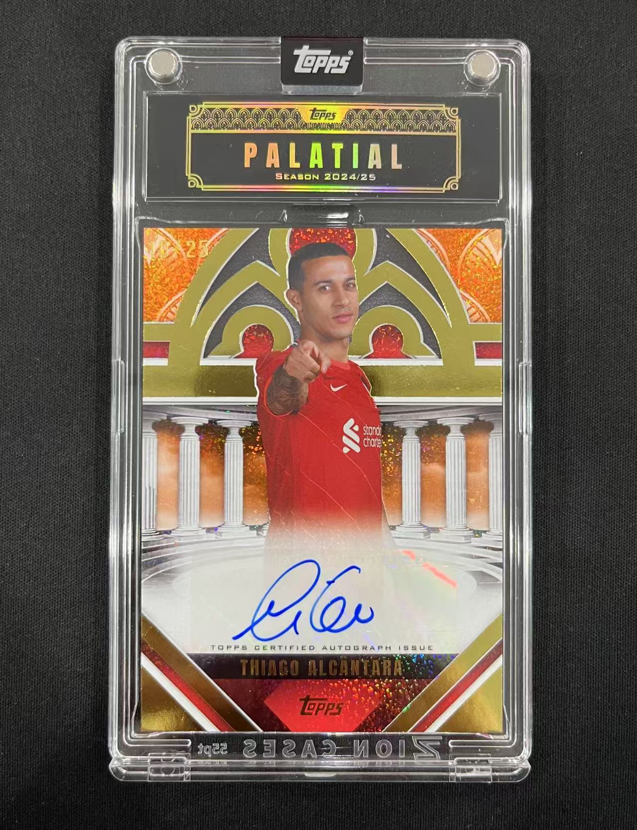 【长安代卖 截标预付80%】2024-25 Topps Palatial Liverpool FC 利物浦 宫殿 高端队盒 Thiago ...