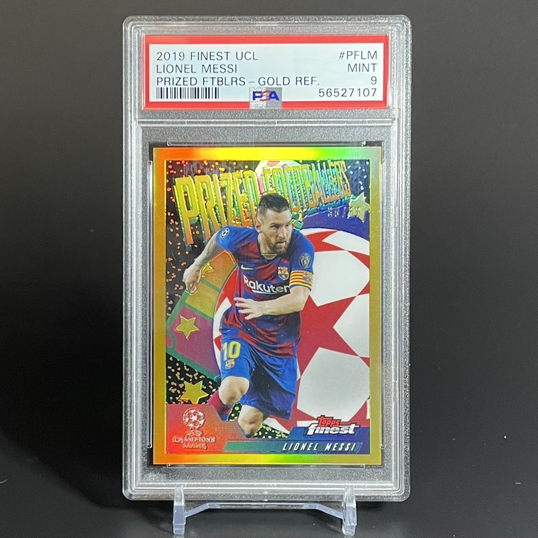 2019 Topps Finest Ucl Lionel Messi 巴萨 最强 梅西 单核带队 卡淘仅此一张 30/50编 金折 折射 ...
