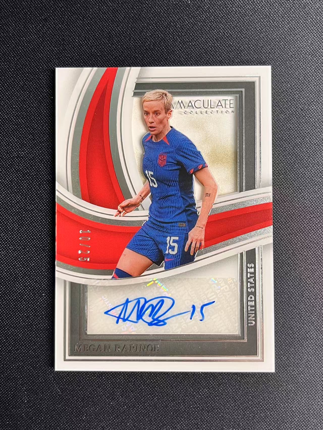 【大四喜拍卖】2023-24 Panini Immaculate 爱咪咪 Megan Rapinoe 梅根 拉皮诺埃 10/25编 沙盒 物料 ...
