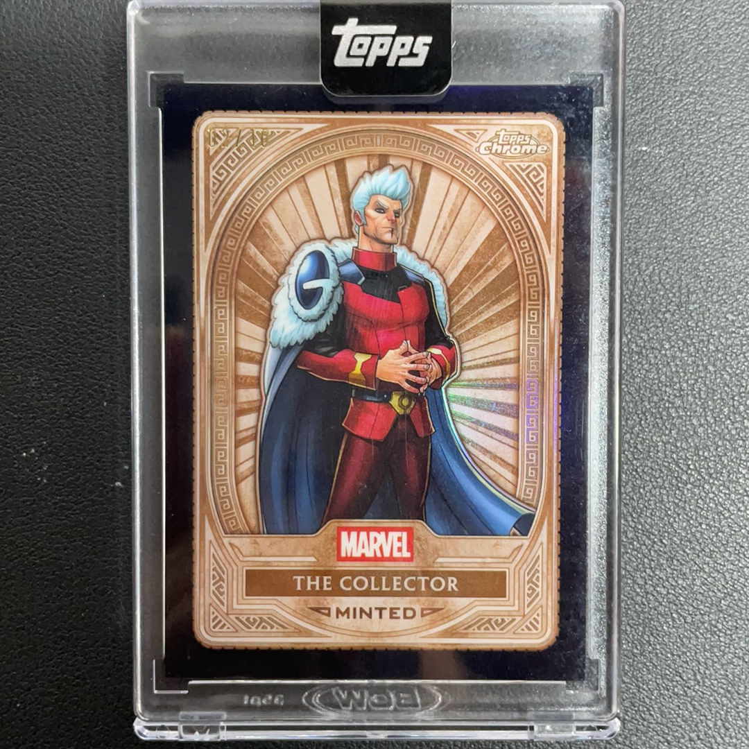 【大满拆】2025 Topps Marvel漫威MCU Mint盒 Minted the collector 收集者 2/10编 低编 黑折 ...