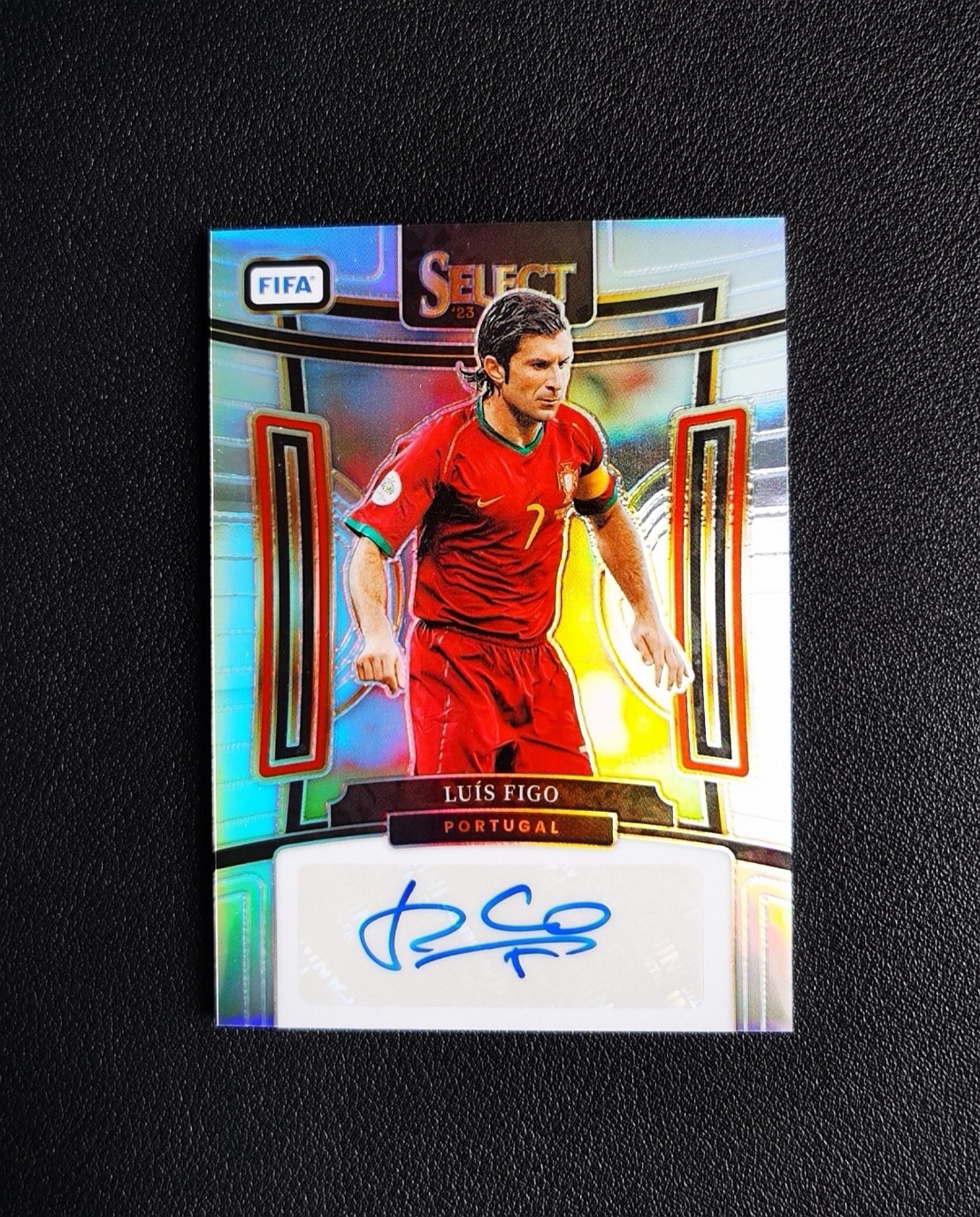 2023-24 Panini Select Luis Figo FIFA 皇马 皇家马德里 巴萨 葡萄牙 路易斯 菲戈 签字 银折签 完美签 ...