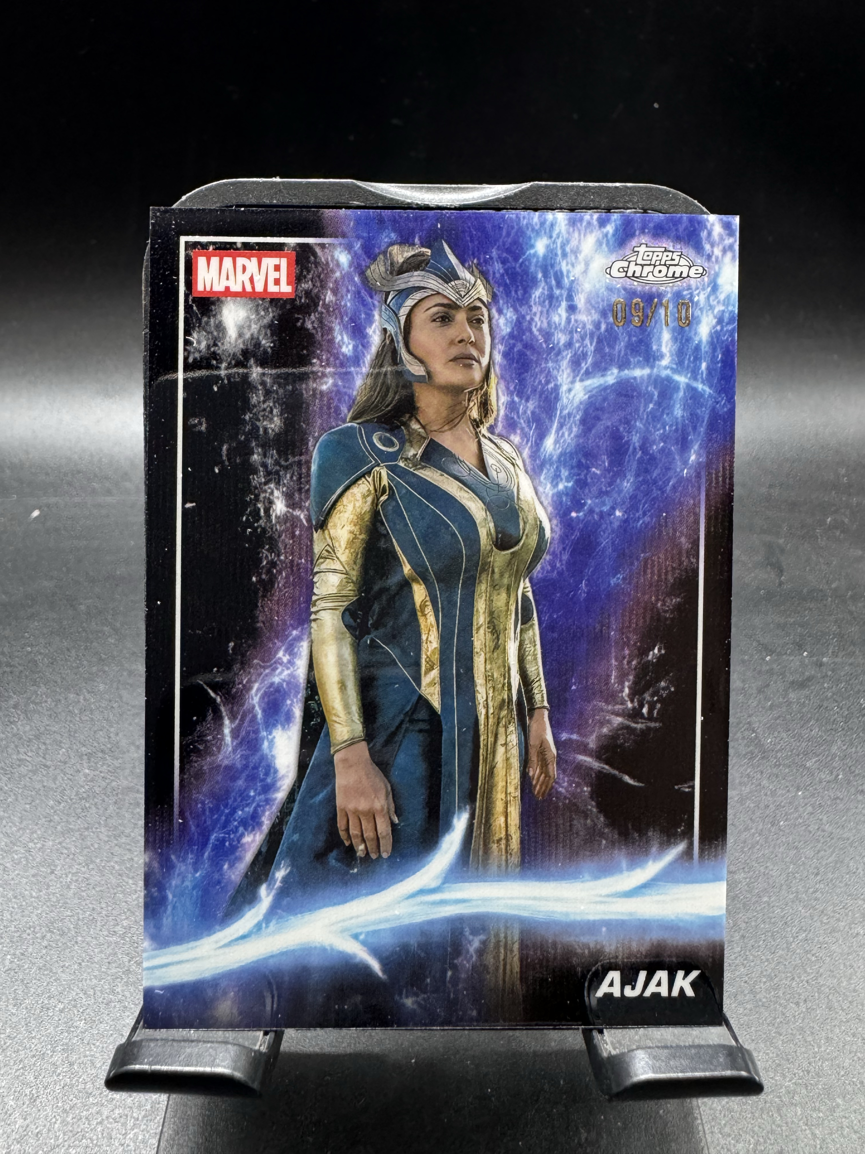 2025 Topps Marvel (MCU) Chrome 漫威影视周年 【神真代拍锁】阿贾克（Ajak）10编 低编 黑折 大比例 卡品如图 卡淘