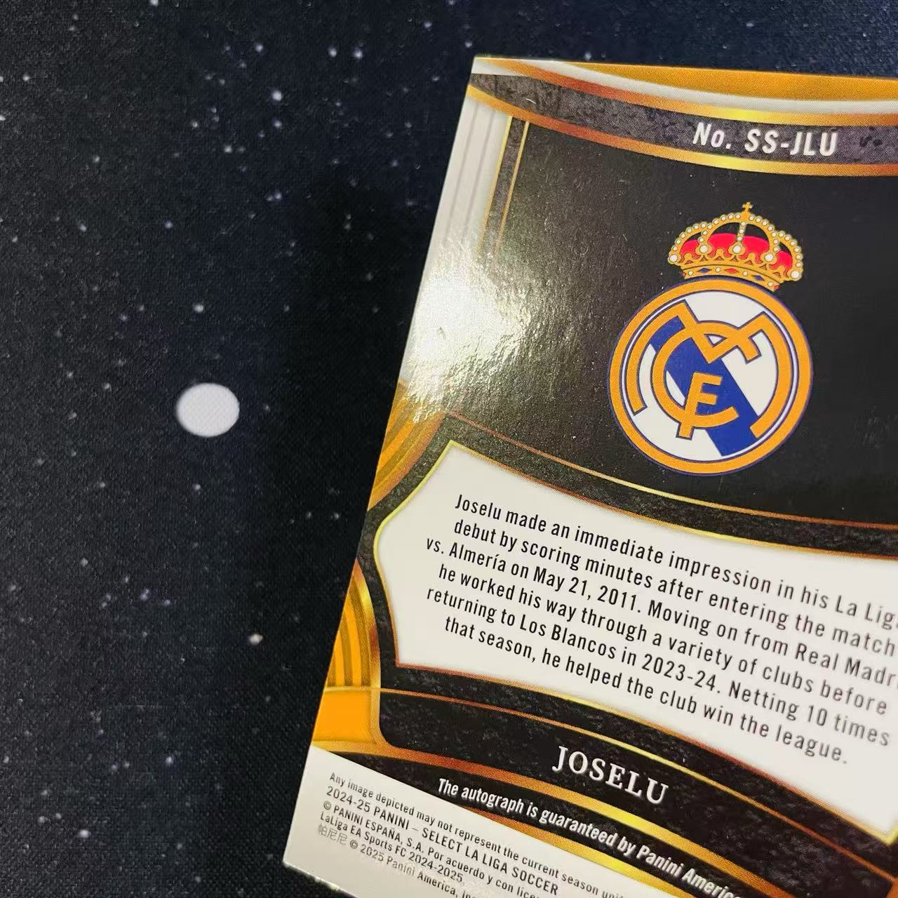 2024-25 Panini Select Joselu 西班牙 何塞卢 5/5编 绿折 签字 皇马 皇家马德里 欧冠冠军 欧洲杯冠军 贝林厄 ...
