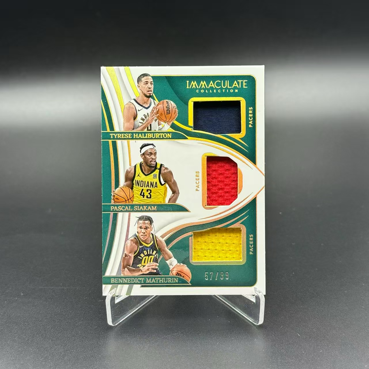 【浩冉拍卖】2023-24 Panini Immaculate 篮球 HALIBURTON MATHURIN SIAKAM 哈里伯顿 马图林 ...