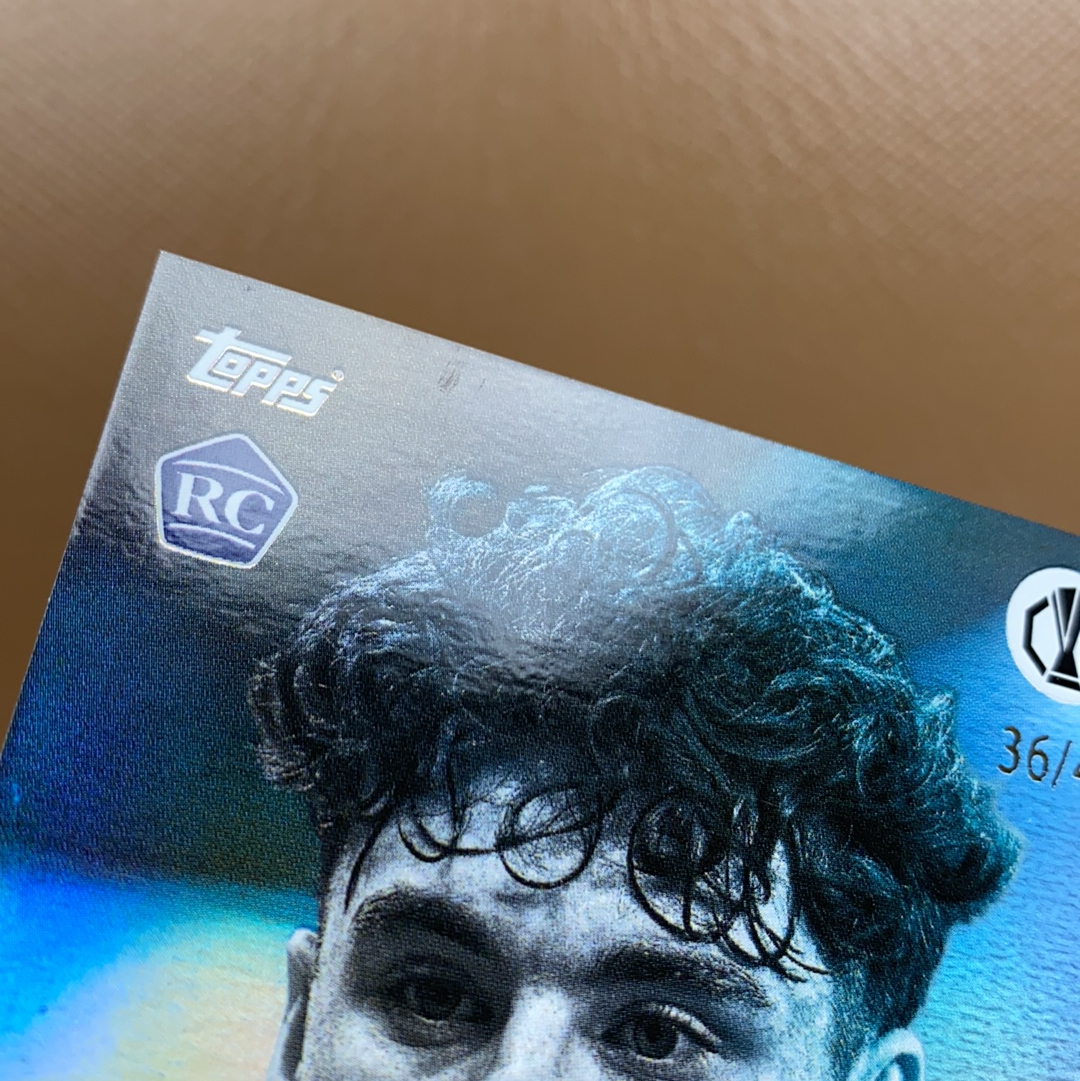 【佳佳代拍】2025 Topps simplicidad archie gray RC 极简 阿奇 格雷 新秀 热刺 36/49编 蓝折 卡品 ...