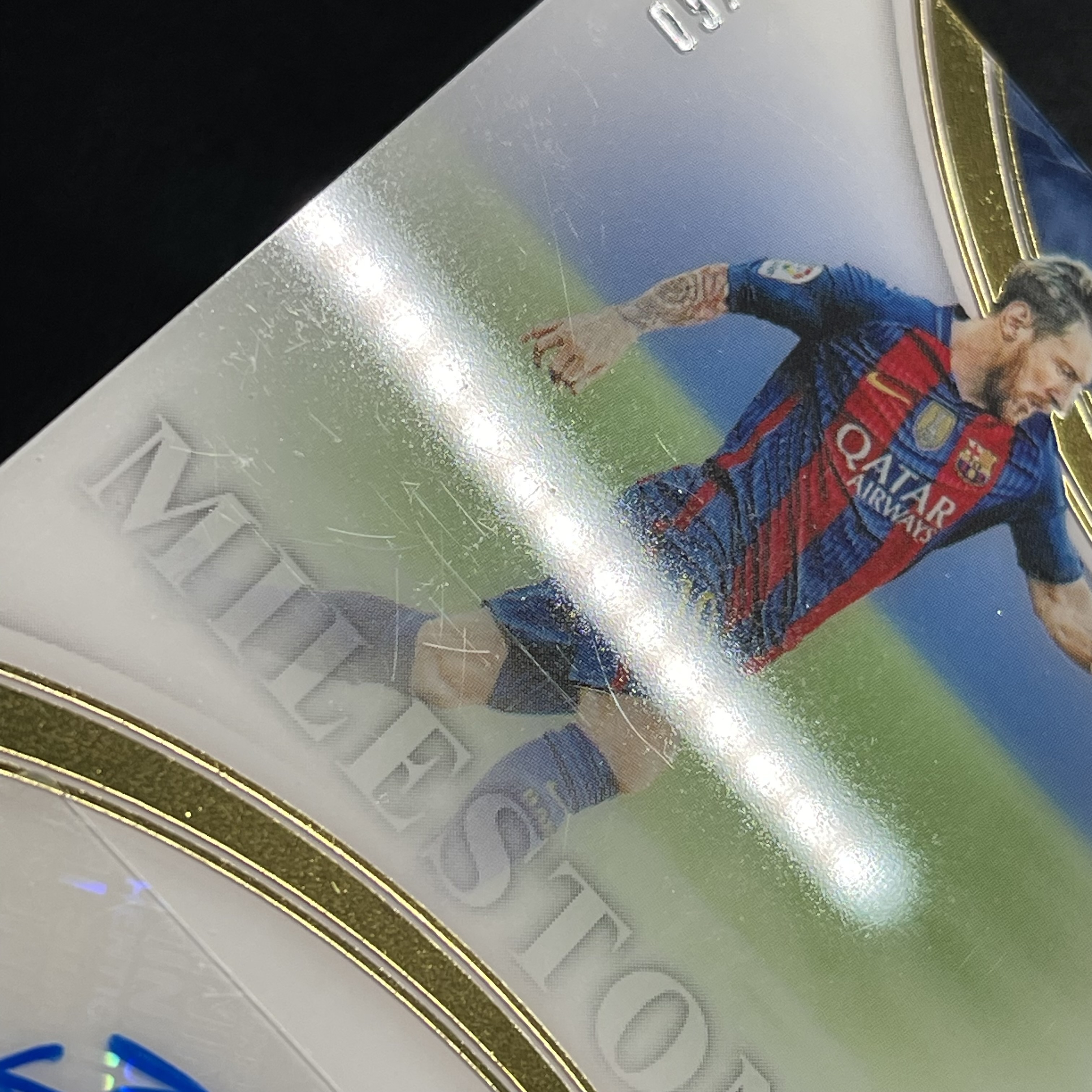 【FCB拍卖】2017 PANINI IMMACULATE MESSI 梅西 里程碑 25编 签字 无其他平行 镜面 记录五冠王赛季 巴萨 ...