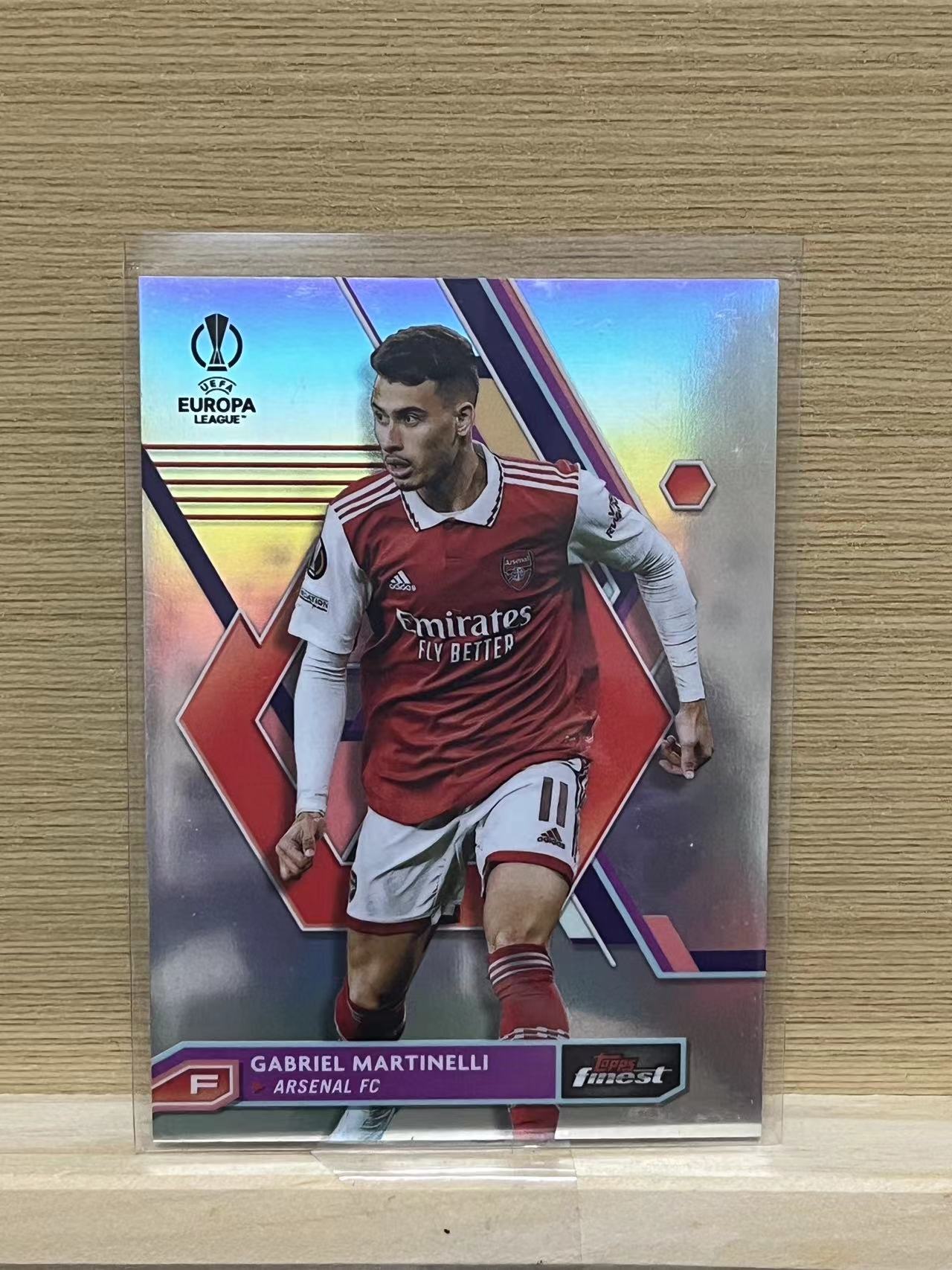 2023 Topps Finest Gabriel Martinelli 马丁内利 阿森纳 欧冠 银折 卡品如图 凑卡收藏必备 A6 卡淘