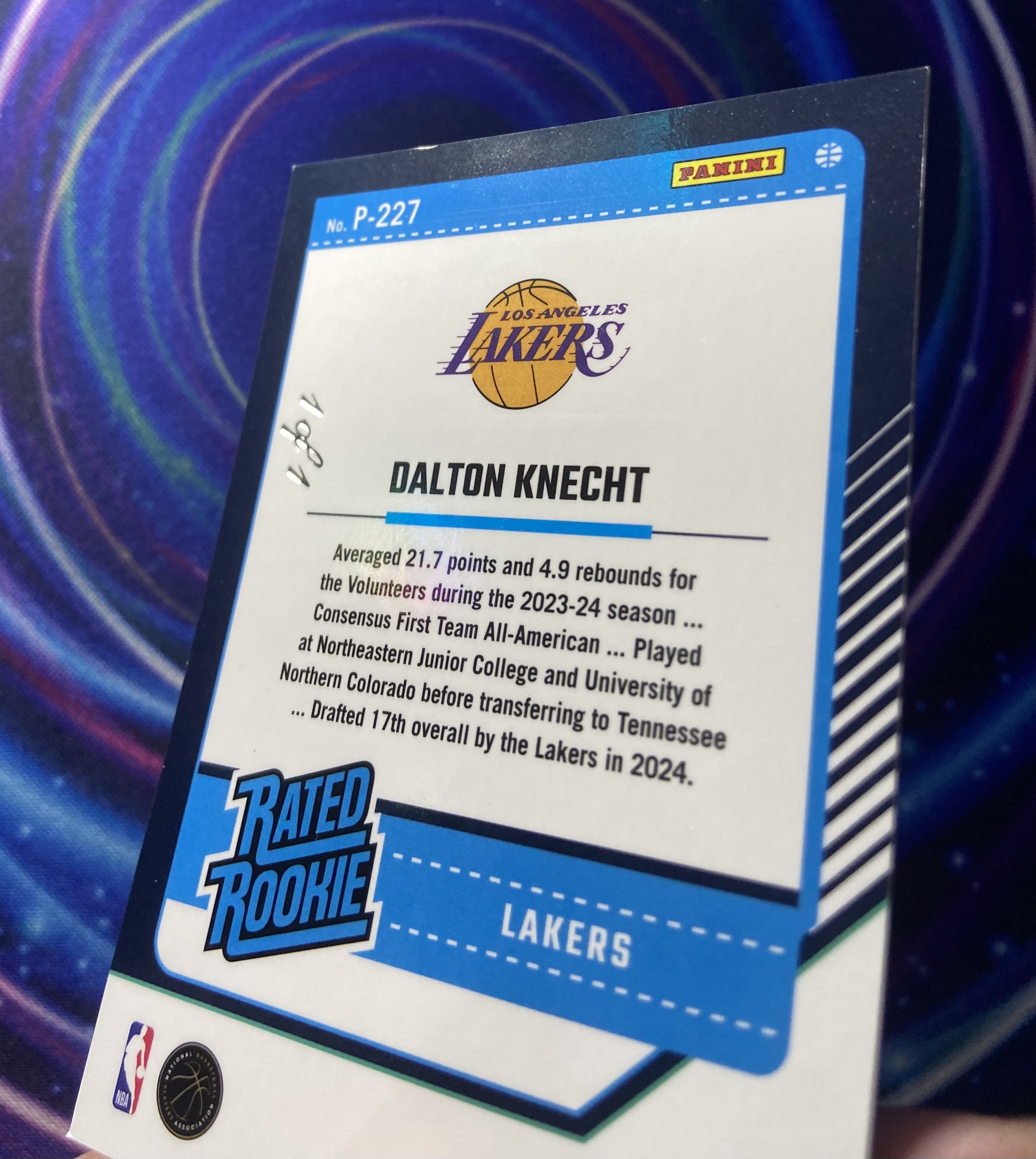 2024-25 Panini Donruss Dalton Knecht 杜蕾斯optic 湖人 克内克特 新秀 RC 爆金折 1/1编 1of1 一编一 大热新星 湖人未来【万卡收藏-爆拆 ...