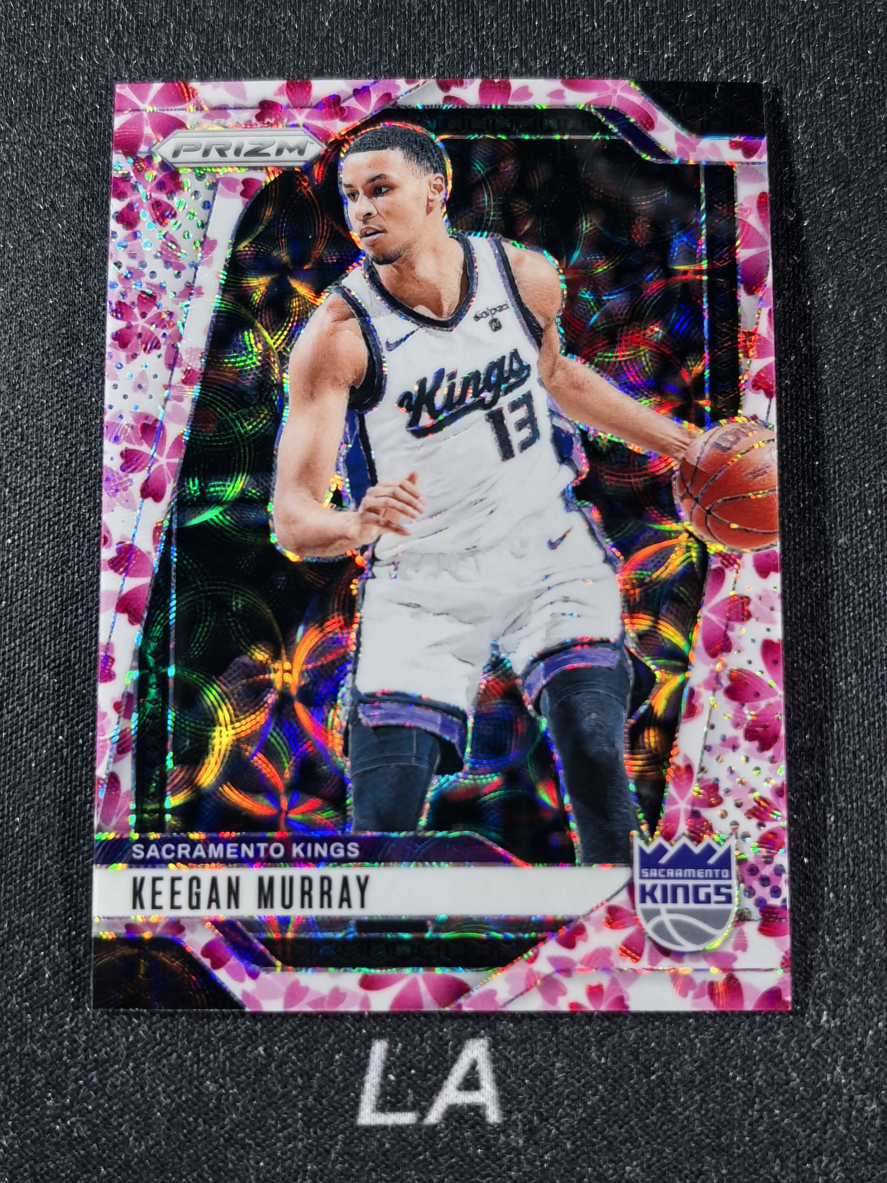 【LA拍卖】2024-25 Panini Prizm Keegan Murray 基根 默里 基根 穆雷 大热新秀 国王 樱花折 樱花圈圈折 ...
