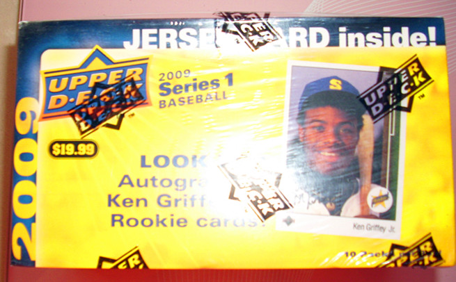 2009 Upper Deck series 2009 Baseball 每盒10包!概率出签字！】球星卡盒 原箱散盒博乔丹基特肯葛瑞菲patch签字1/1带编折射卡 商讨运费的一律顺丰到付 卡淘