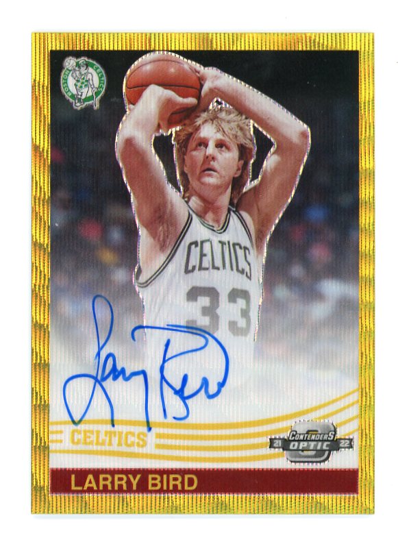 2021-22 Panini Contenders Optic Boston Celtics Larry Bird 1984 Tribute ...