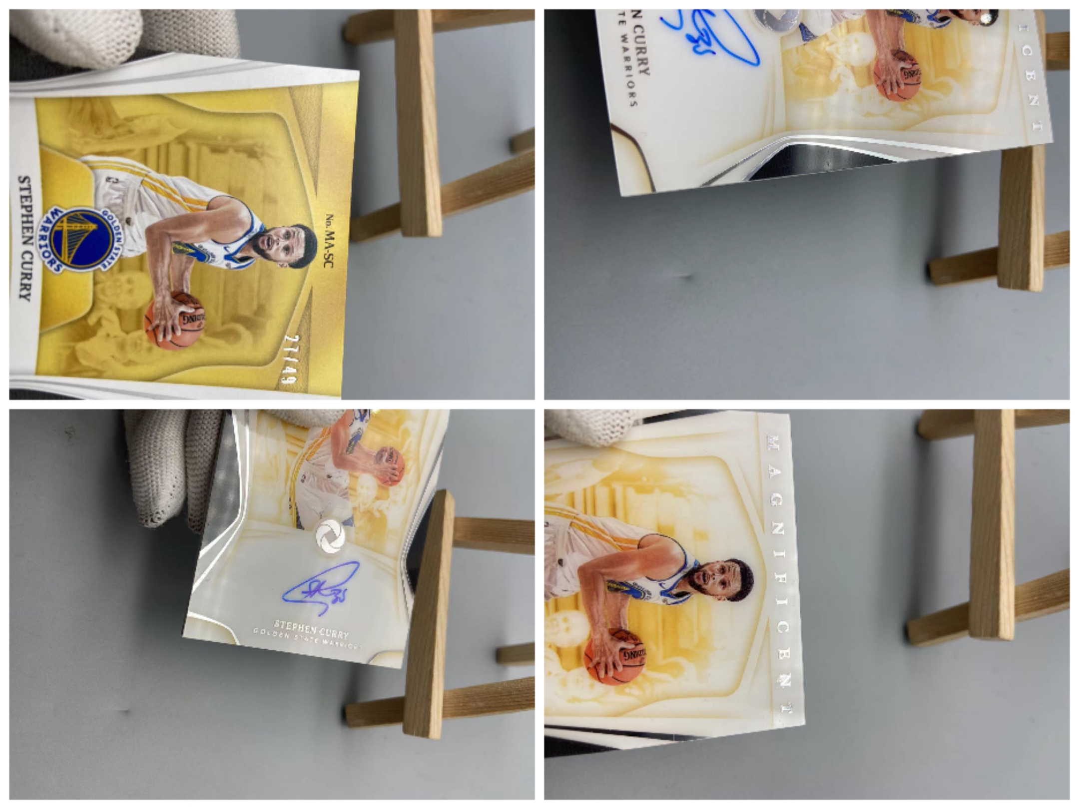 2019-20 Panini Opulence Stephen Curry 【舒克卡社】金书系列 勇士队 斯蒂芬库里 签字 镜面卡签 49编 ...