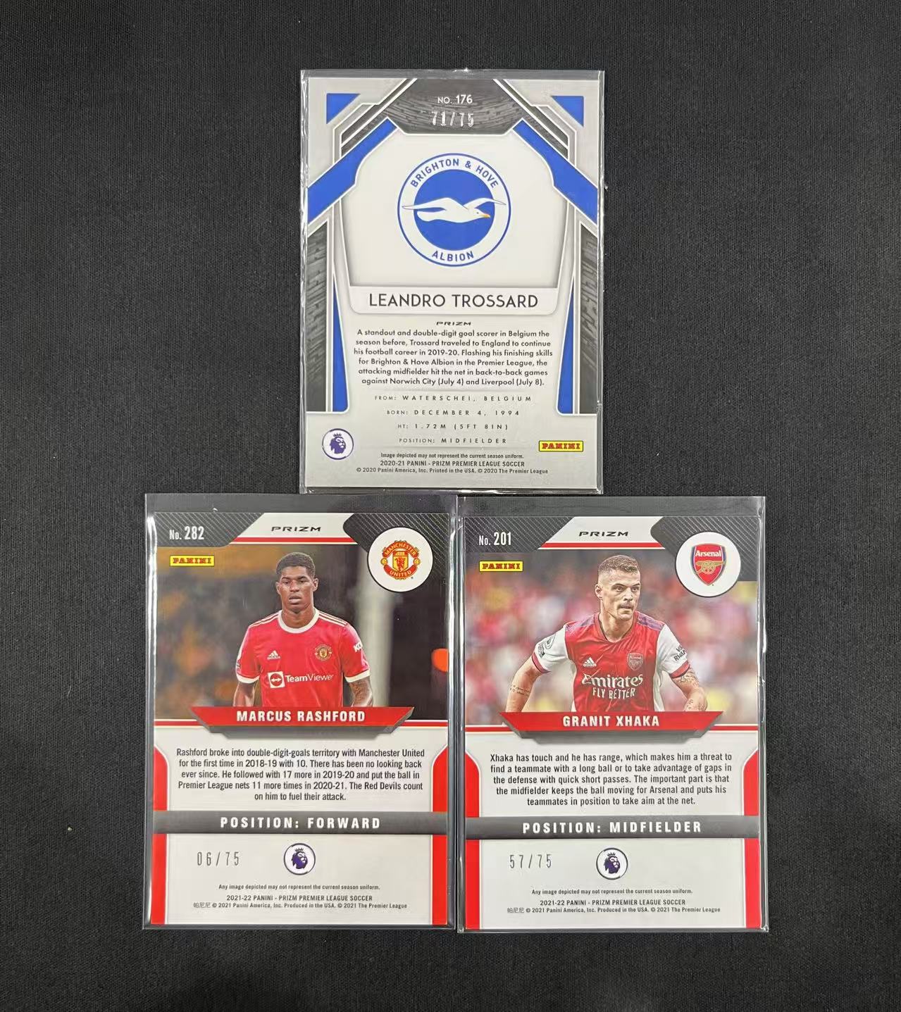 【长安代卖 截标预付80%】2020-21 21-22 Panini Prizm 英超 PZ 布莱顿 特罗萨德 曼联 拉什福德 阿森纳 扎卡 ...