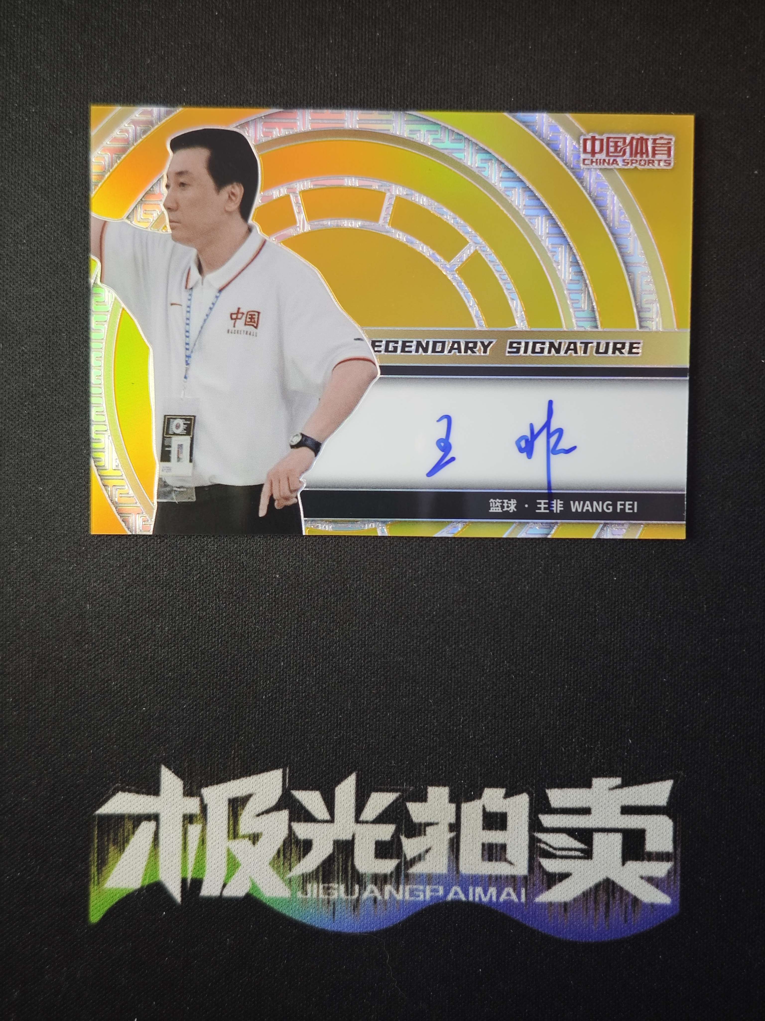 2024 奇卡 QICA 中国体育 凌云 王非 10/10编 尾编 签字 完美签 卡签 金折 传奇签字 篮球 实卡精美 收藏必备 WG189 卡淘