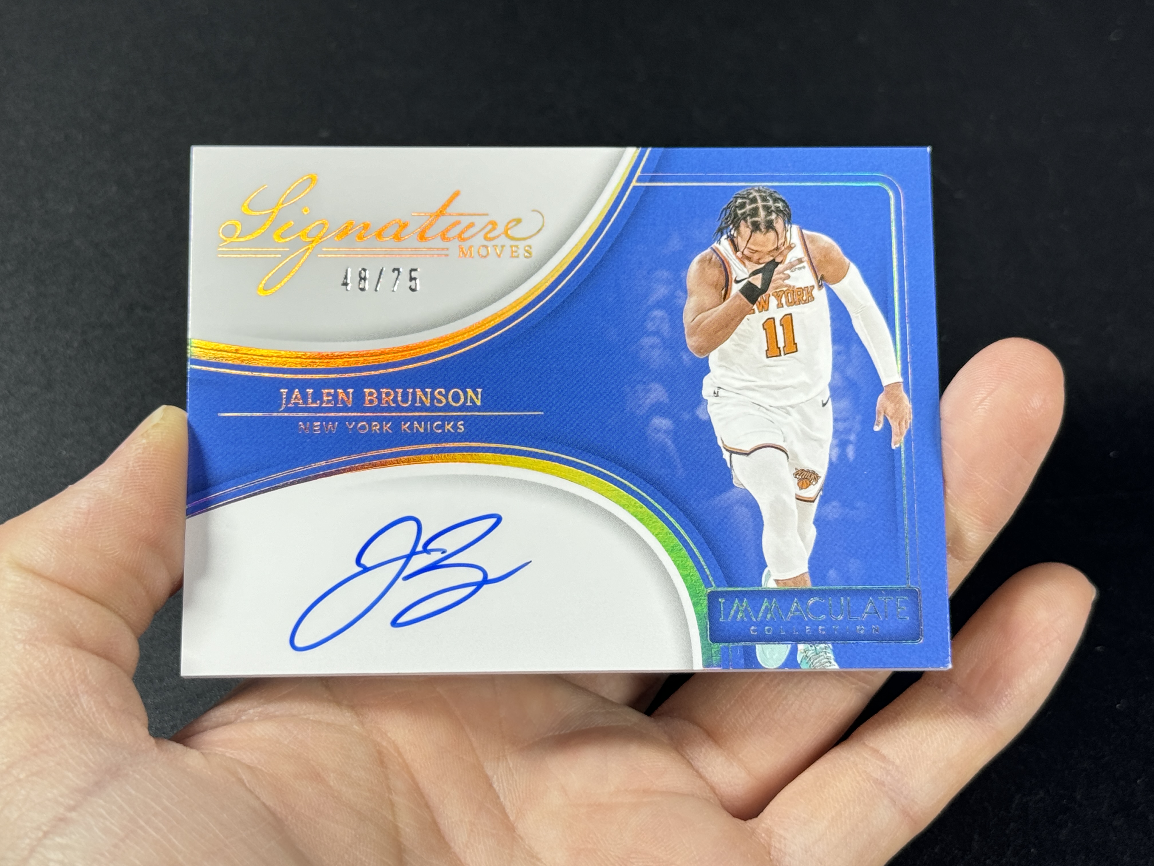 【喷子拍卖】2023-24 panini immaculate Jalen Brunson 纽约尼克斯 纽约之王 布伦森 signature ...