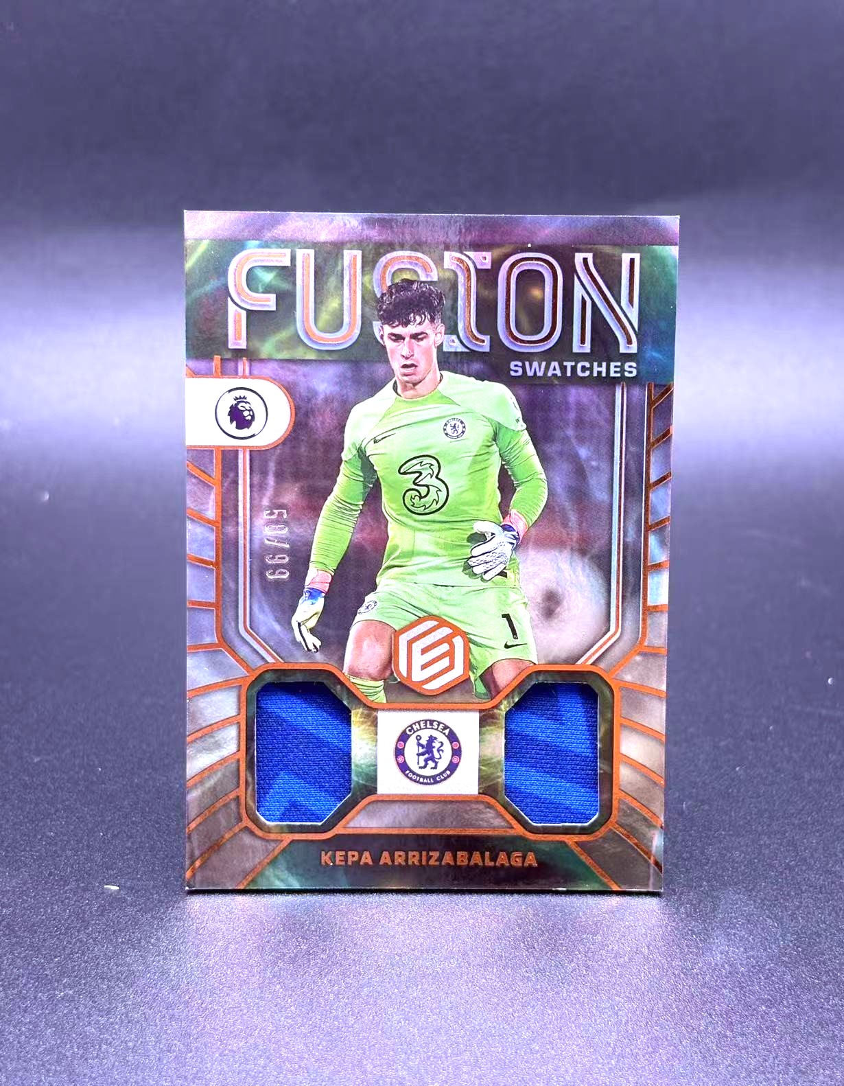 2022-23 Panini Chronicles Kepa Arrizabalaga 【湖水蓝拍卖】凯帕 切尔西 编年史 双窗 物料 球衣 ...
