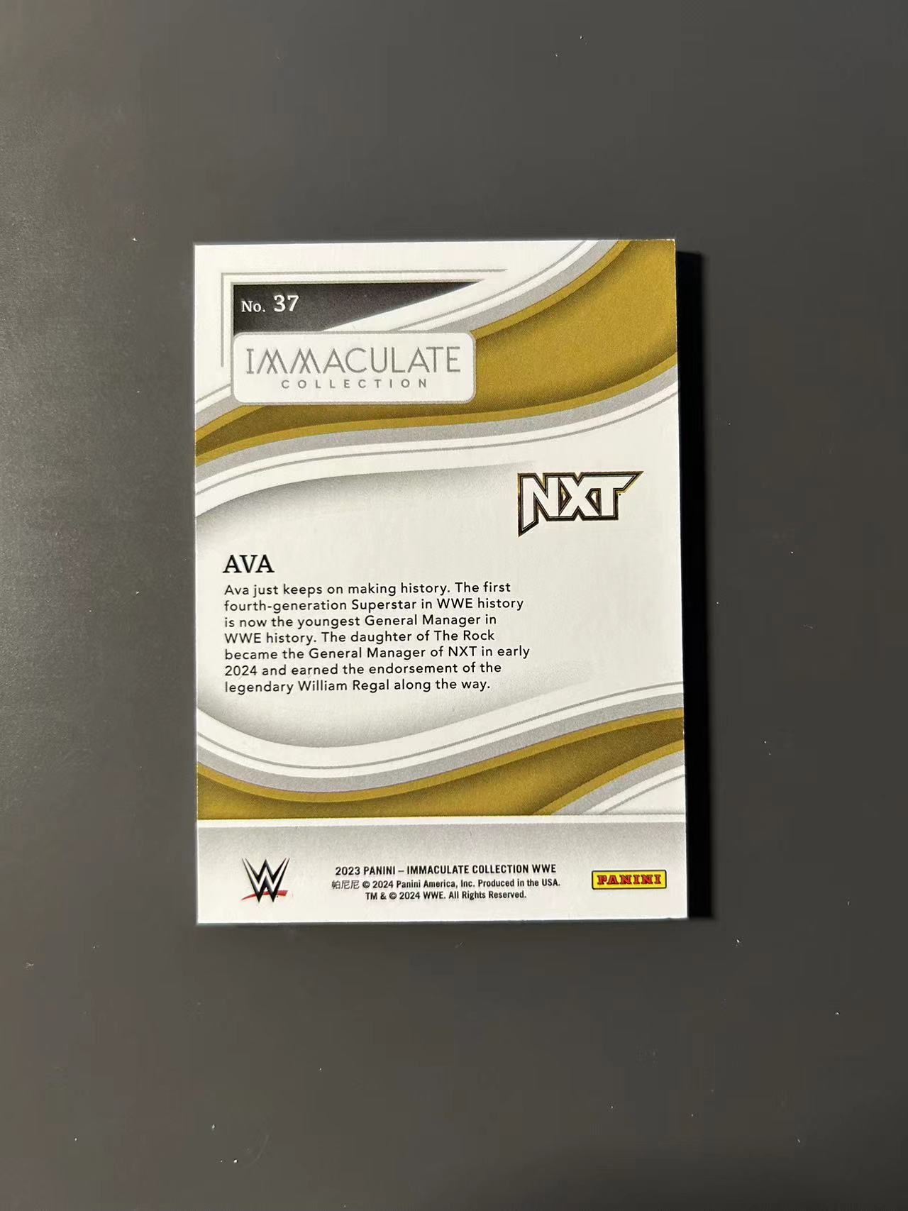 2023 Panini Immaculate ava RC 【灰灰代拍】新秀 艾娃 /35编 base 红平行 波 卡淘