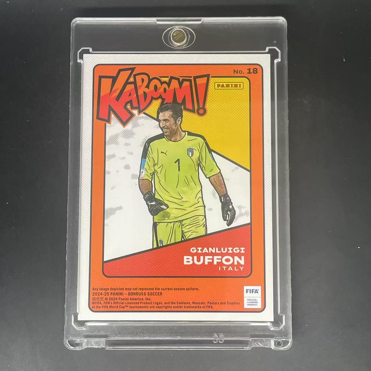 2024-25 Panini Donruss Gianluigi Buffon 布冯 意大利 FIFA kaboom 卡爆 大比例箱货 极具 ...