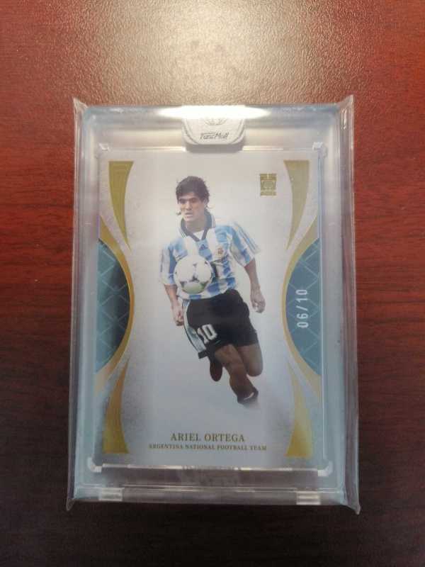 【标准版代拍】2022 Fansmall 壹系列 Ariel Ortega 阿根廷队盒 小毛驴 奥尔特加 6 10编 Base 金折 超低编