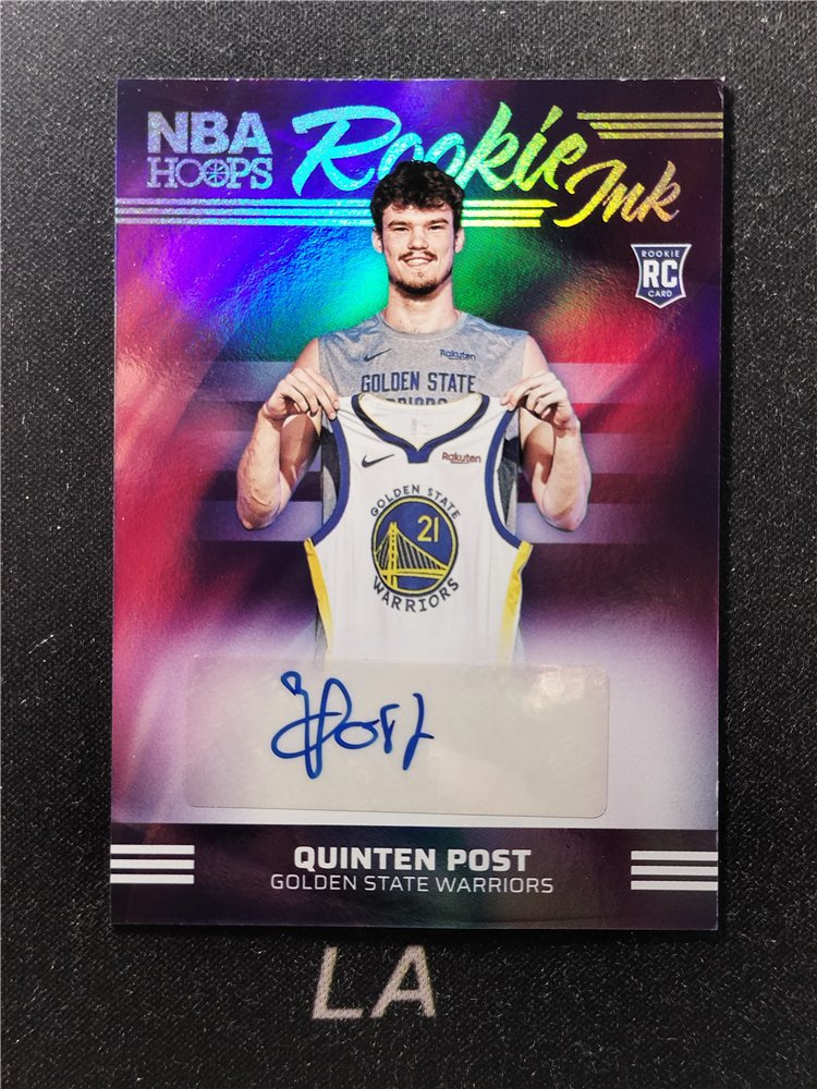 【LA拍卖】2024-25 Panini Hoops Quinten Post 新秀RC 昆滕 波斯特 勇士 折射 Rookie Ink 签字 ...