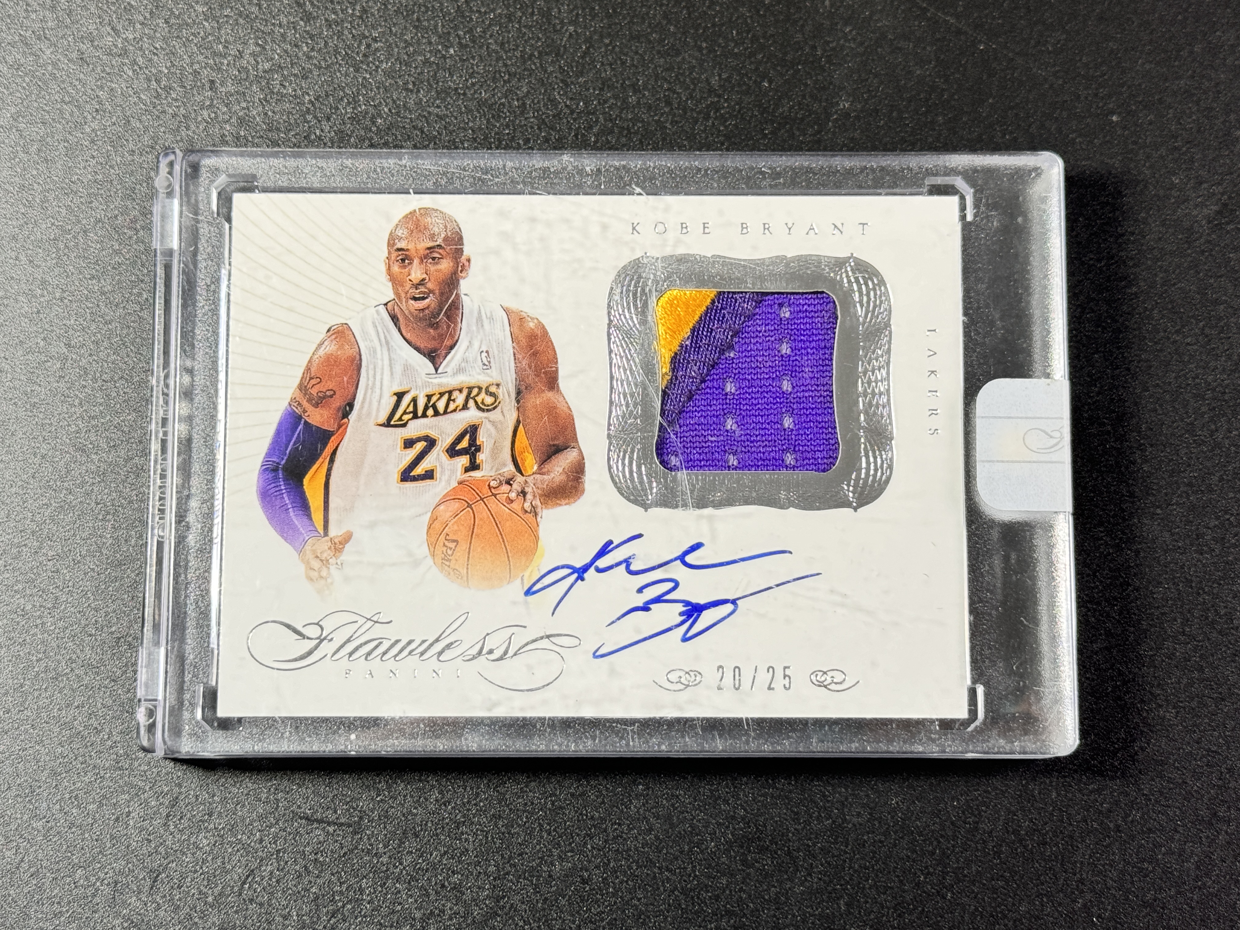 【喷子拍卖】2012-13 panini flawless Kobe Bryant 元年手提 洛杉矶湖人 科比 布莱恩特 patch 签字 ...