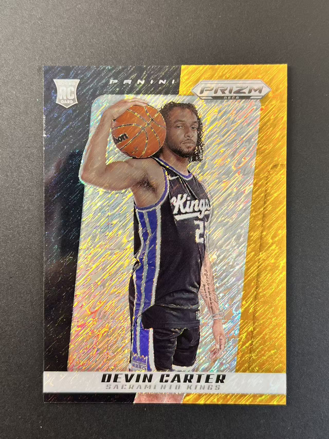 2024-25 Panini Prizm Deca Devin Carter RC【卡老鼠代卖】复刻 复古 新秀RC 国王 德文 卡特 6/8 ...