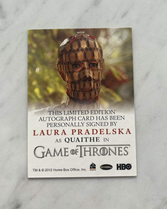 2012 Other Game of Thrones Laura Pradelska HBO 权游 权利的游戏 权力的游戏 冰与火之歌 魁蜥 ...