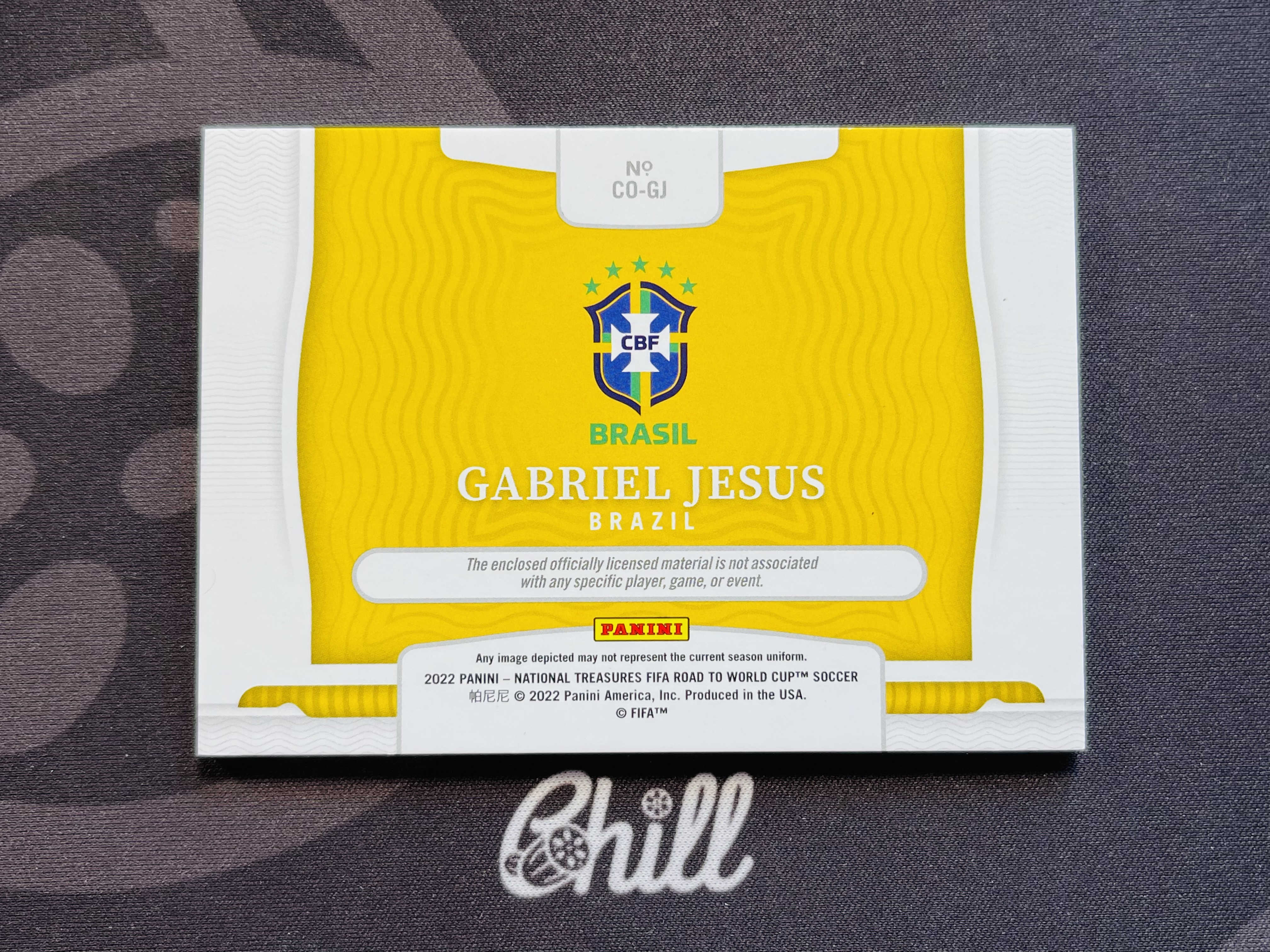 【CHILL官方代拍】hkk023 2022 PANINI 国宝 世界杯 巴西 阿森纳 曼城 COLOSSAL 加布里埃尔 热苏斯 小耶稣 ...