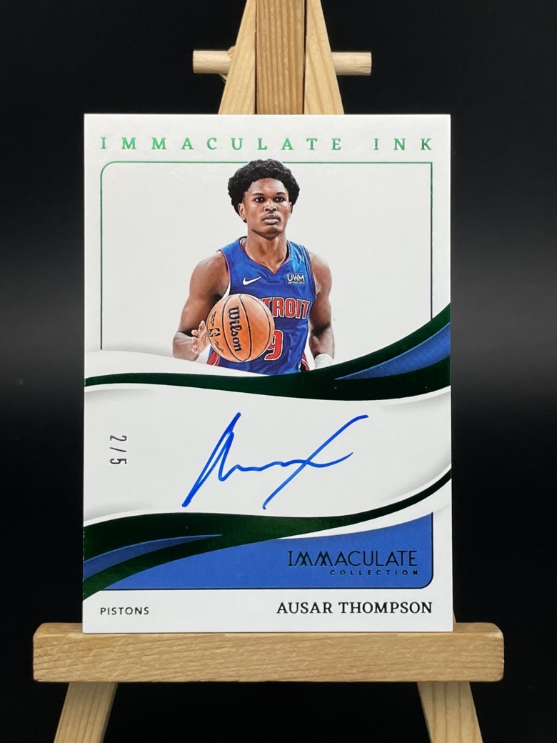 2023-24 Panini Immaculate Ausar Thompson RC 【小哈拍卖-枫20】奥萨尔汤普森 2/5编 新秀 超低 ...