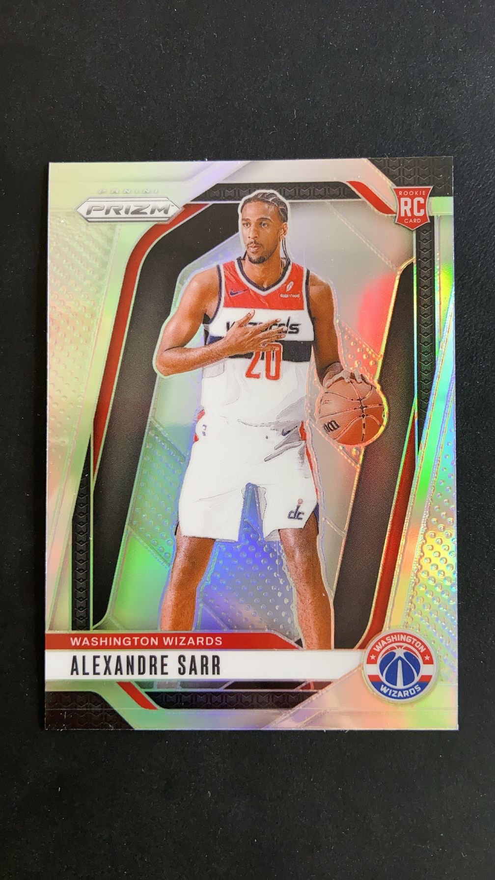2024-25 Panini Prizm Alexander sarr RC 【肥猫代卖】嘴唇 pz 奇才 新秀 亚历山大萨尔 折射 银折 卡淘
